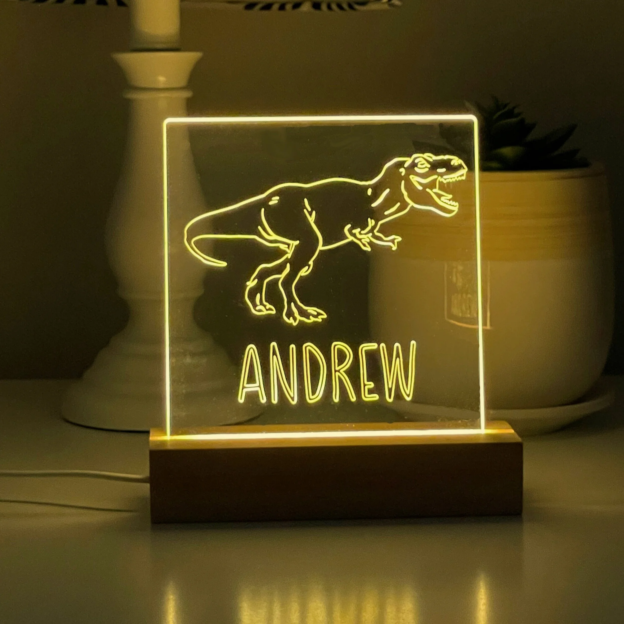 T-Rex Dinosaur Nightlight — Lily & Spruce Co.