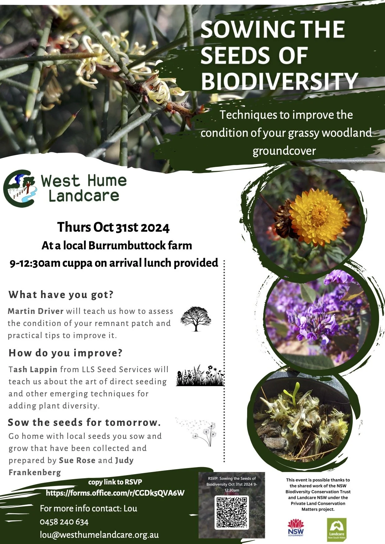 Sowing the Seeds of Biodiversity — West Hume Landcare
