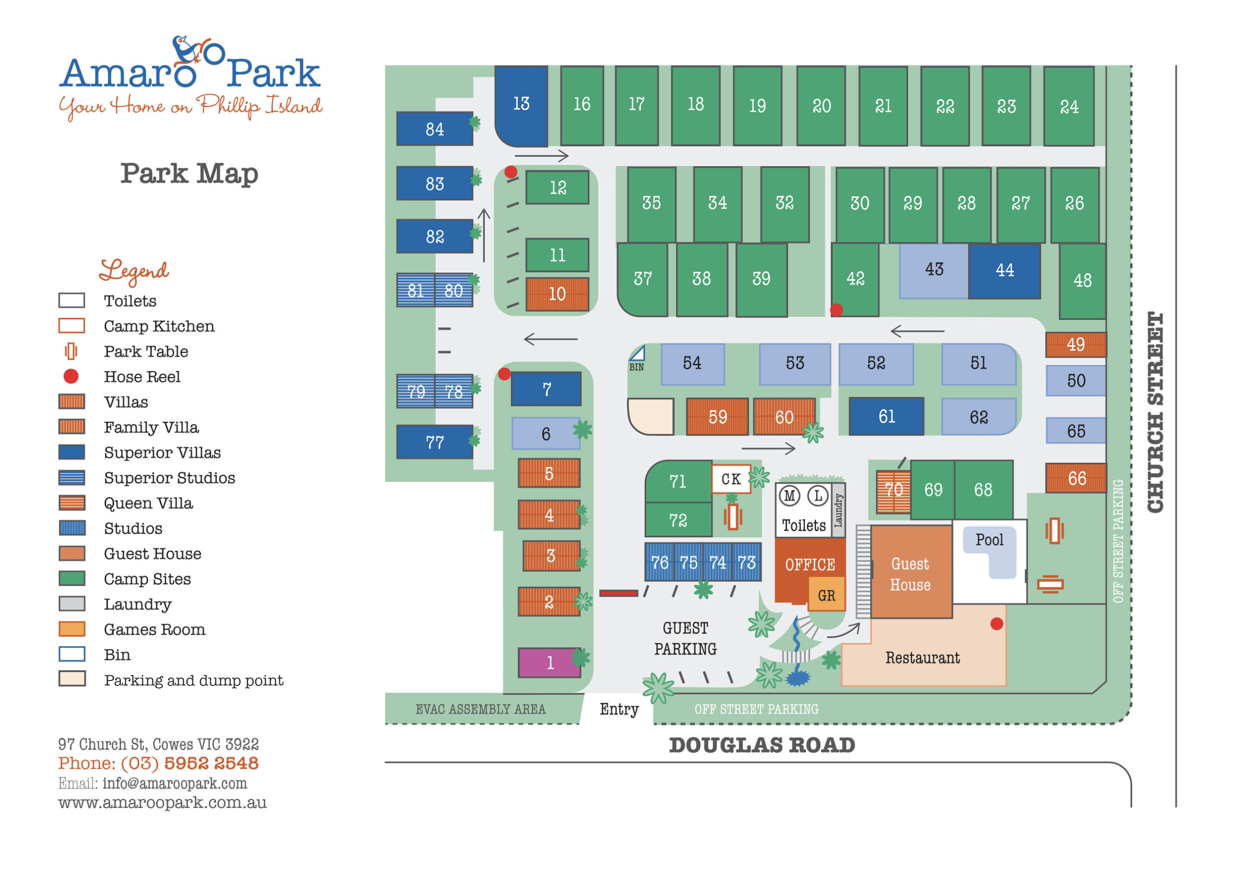 Accommodation | Caravan & Holiday Park | Amaroo Holiday Park | Phillip ...