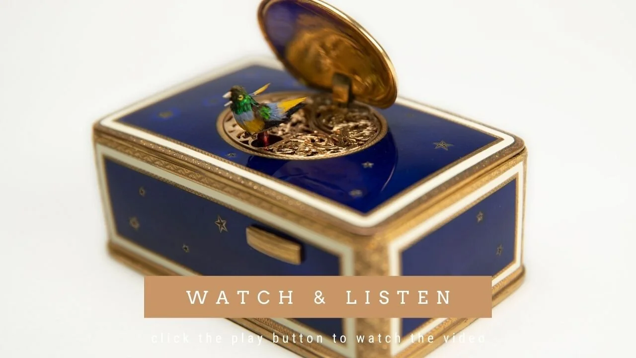 nice Griesbaum singing bird box — Johan Goyvaerts Antique Musical Boxes