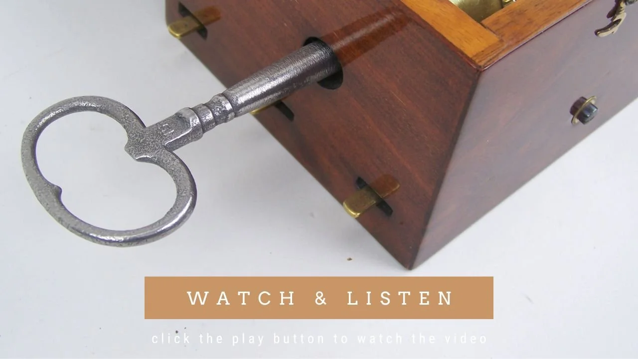 exposed controls music box — Johan Goyvaerts Antique Musical Boxes