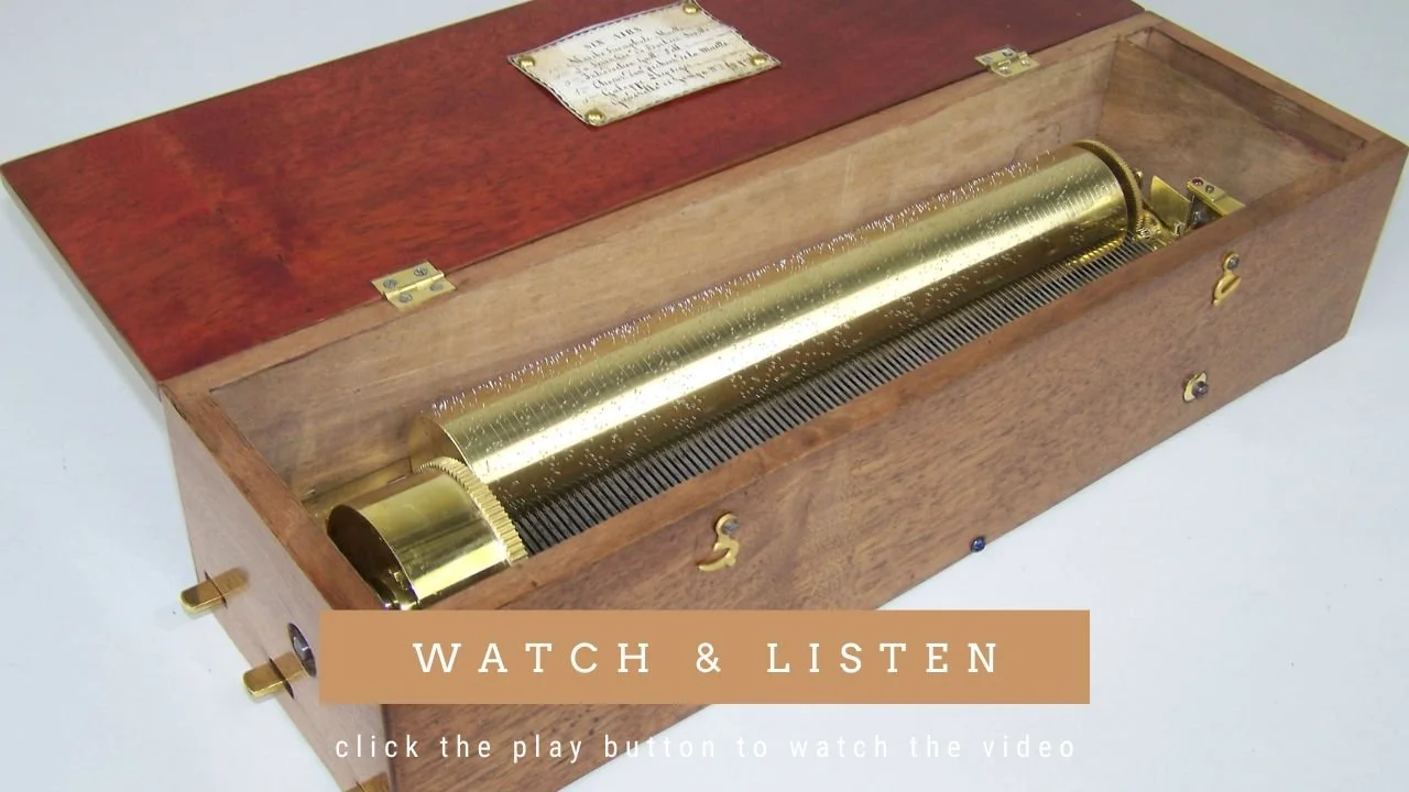 6 tune Cylinder Music Box with Exposed Controls — Johan Goyvaerts ...