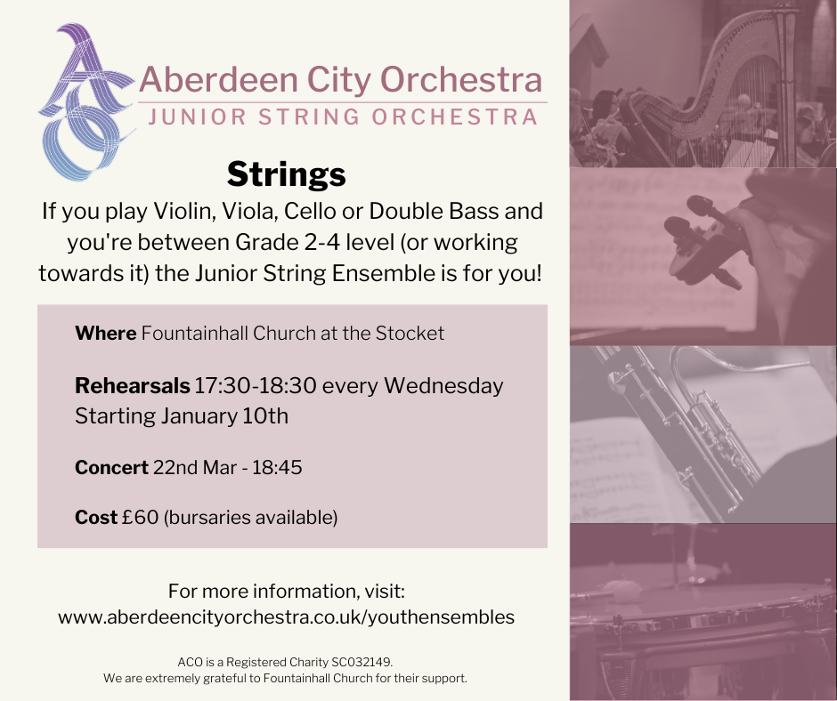 Junior String Orchestra — Aberdeen City Orchestra - ACO | Bringing music to the heart of the ...