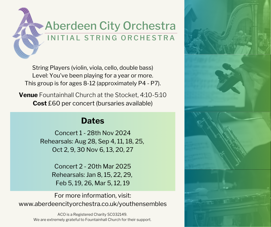 Aberdeen City Orchestra Youth Ensemble — Aberdeen City Orchestra - ACO ...