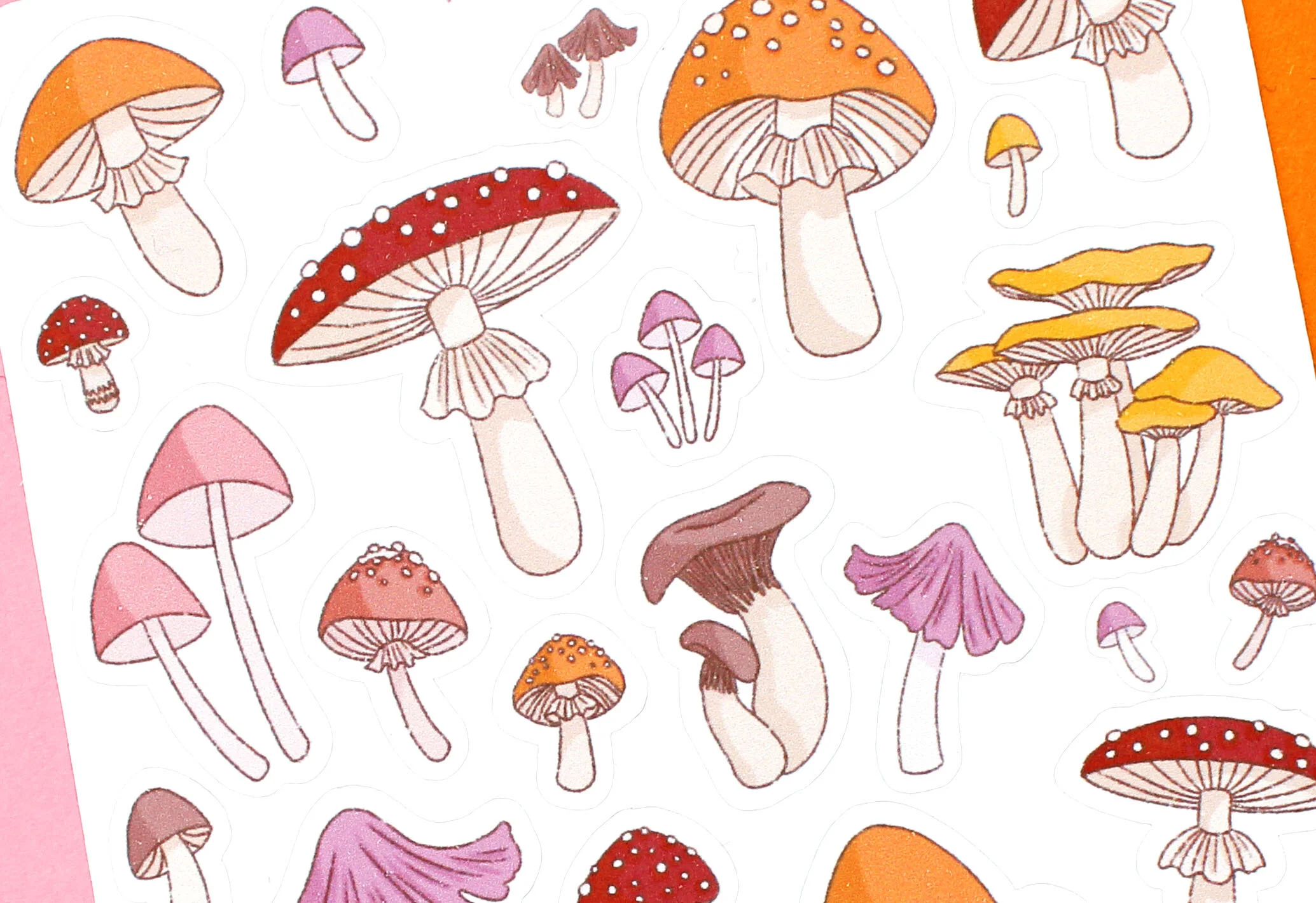 Stickers Stickers, Labels & Tags Mini Mushroom Matte Sticker Sheet ...