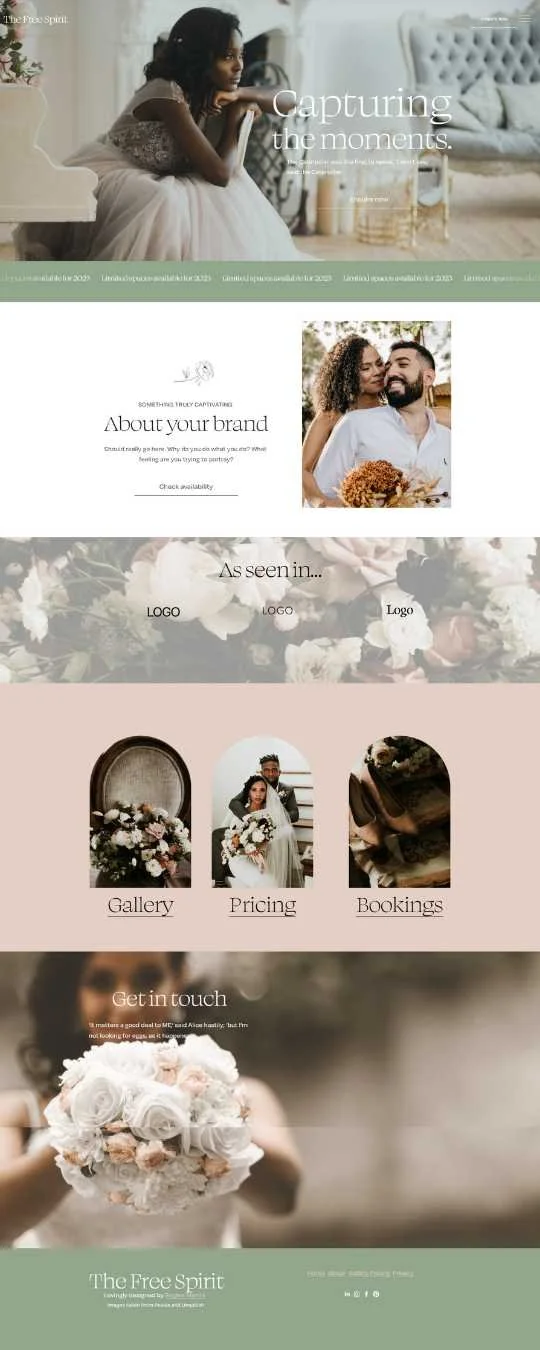 Squarespace website templates