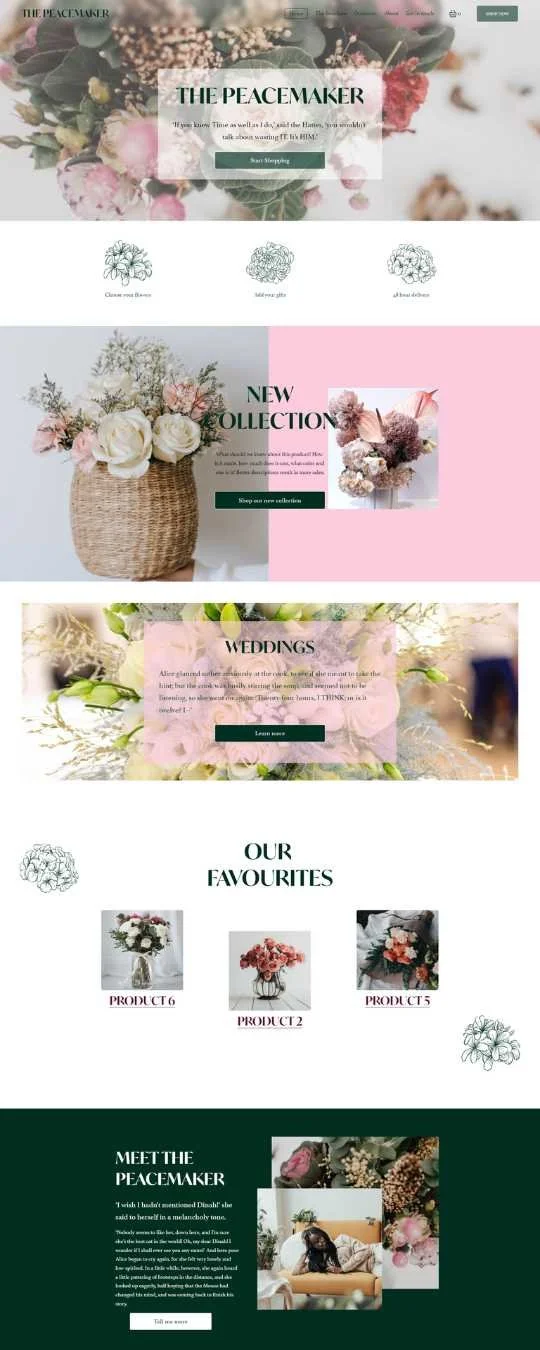 Squarespace website templates