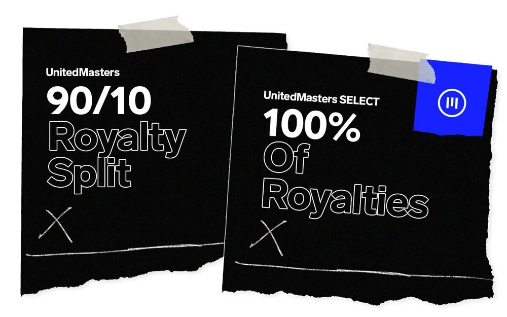 UNITEDMASTERS LAUNCHES “SELECT”, A NEW OFFERING GIVING ARTISTS 100% OF ROYALTIES — UnitedMasters