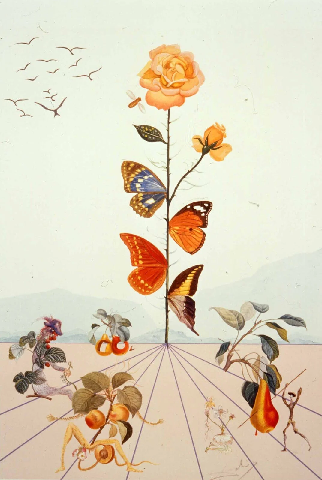 Salvador Dali Fleurs, 1948 — day dreamer