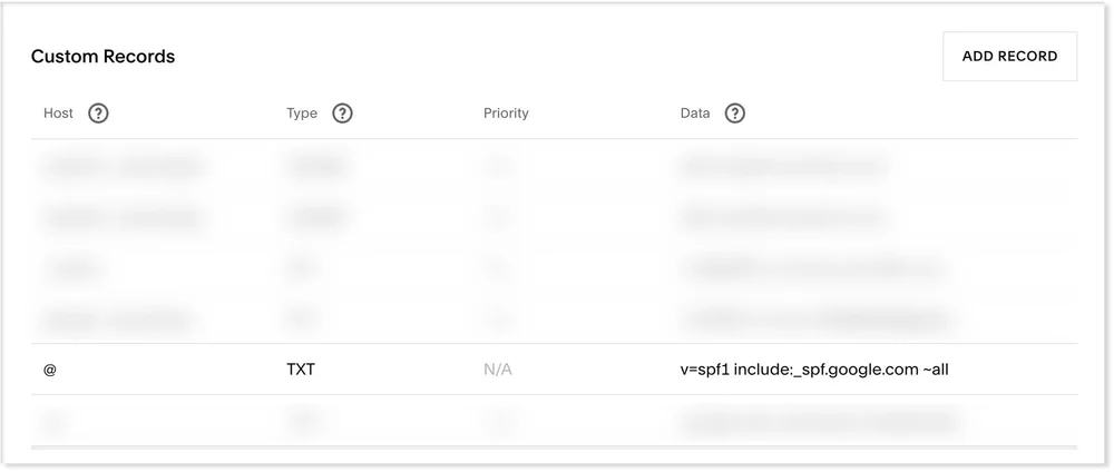 DKIM, DMARC, SPF Setup for Google Workspace and Squarespace ...