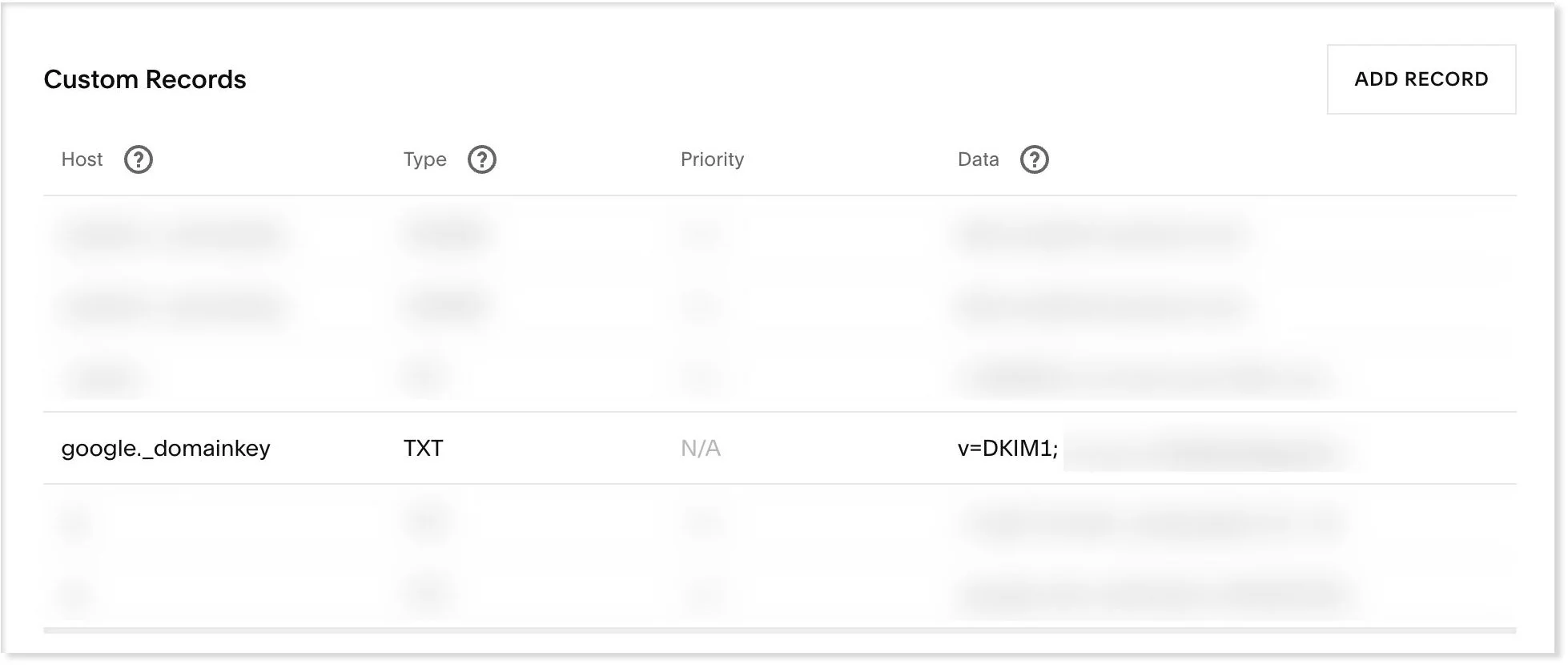 DKIM, DMARC, SPF Setup for Google Workspace and Squarespace ...