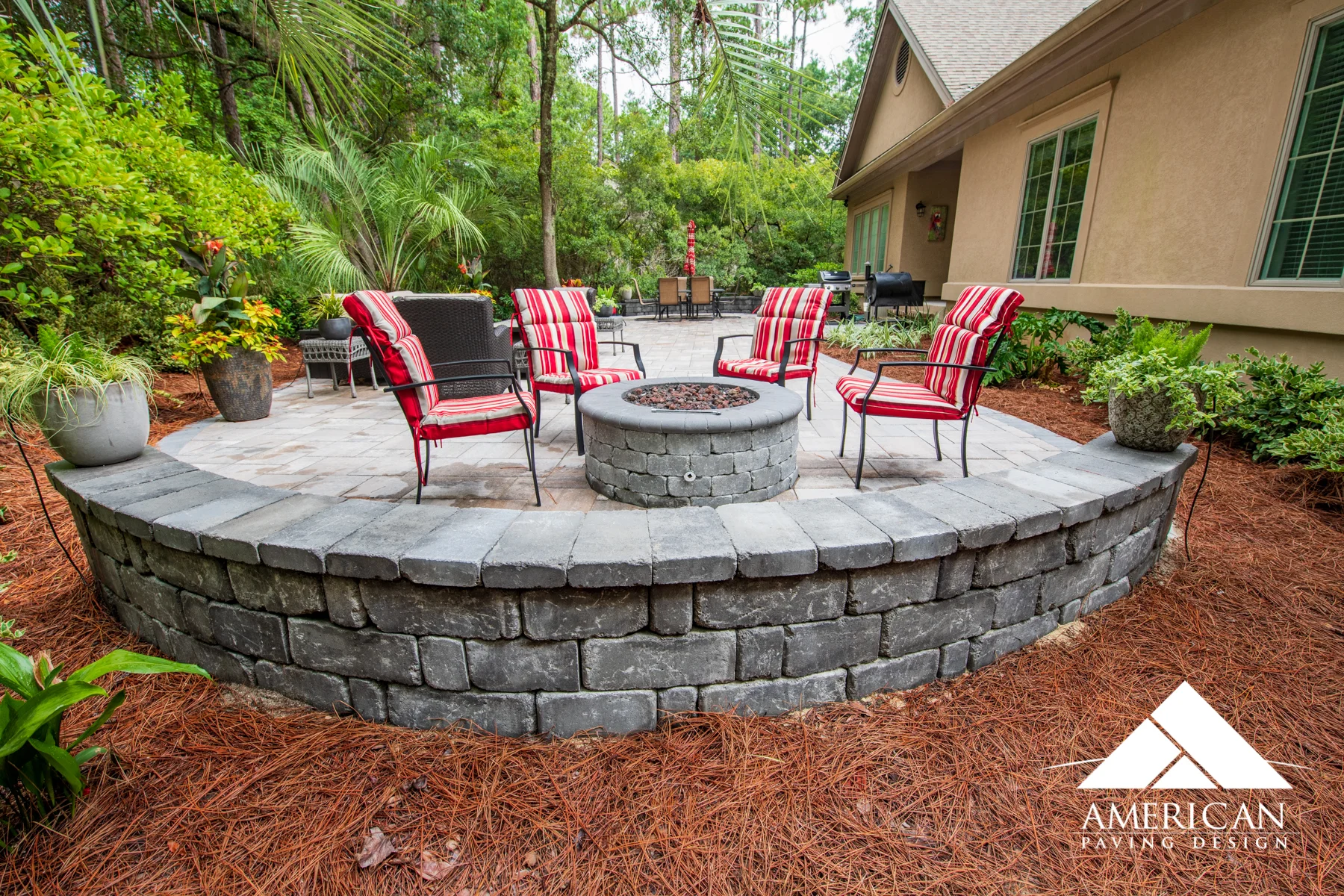 Paver Bench Seating: Patio Seating Wall Ideas! — American Paving Design