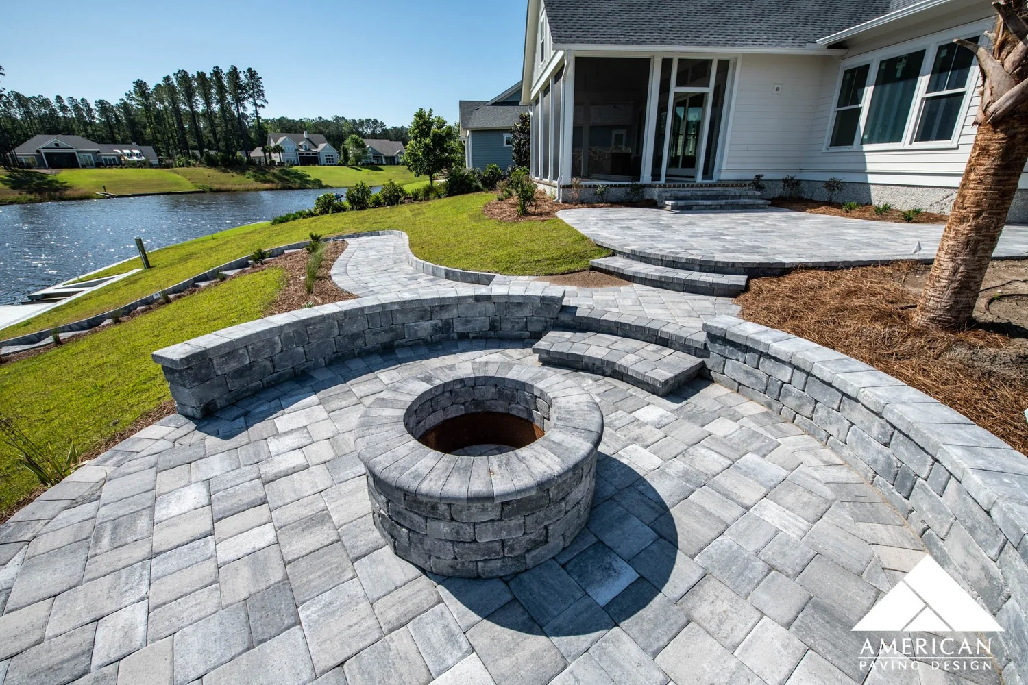 Cobblestone Fire Pit