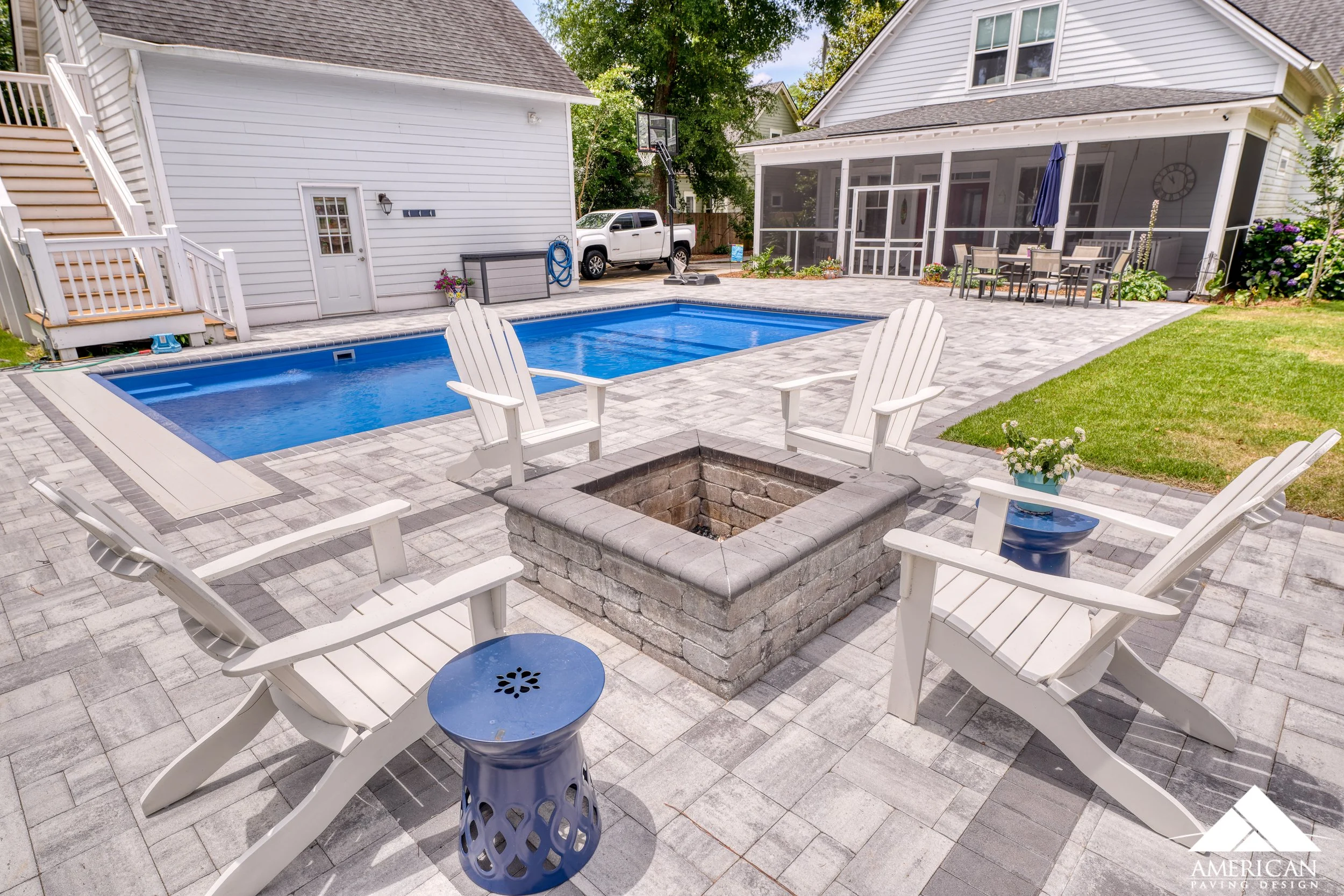 Swimming Pool Pavers — American Paving Design