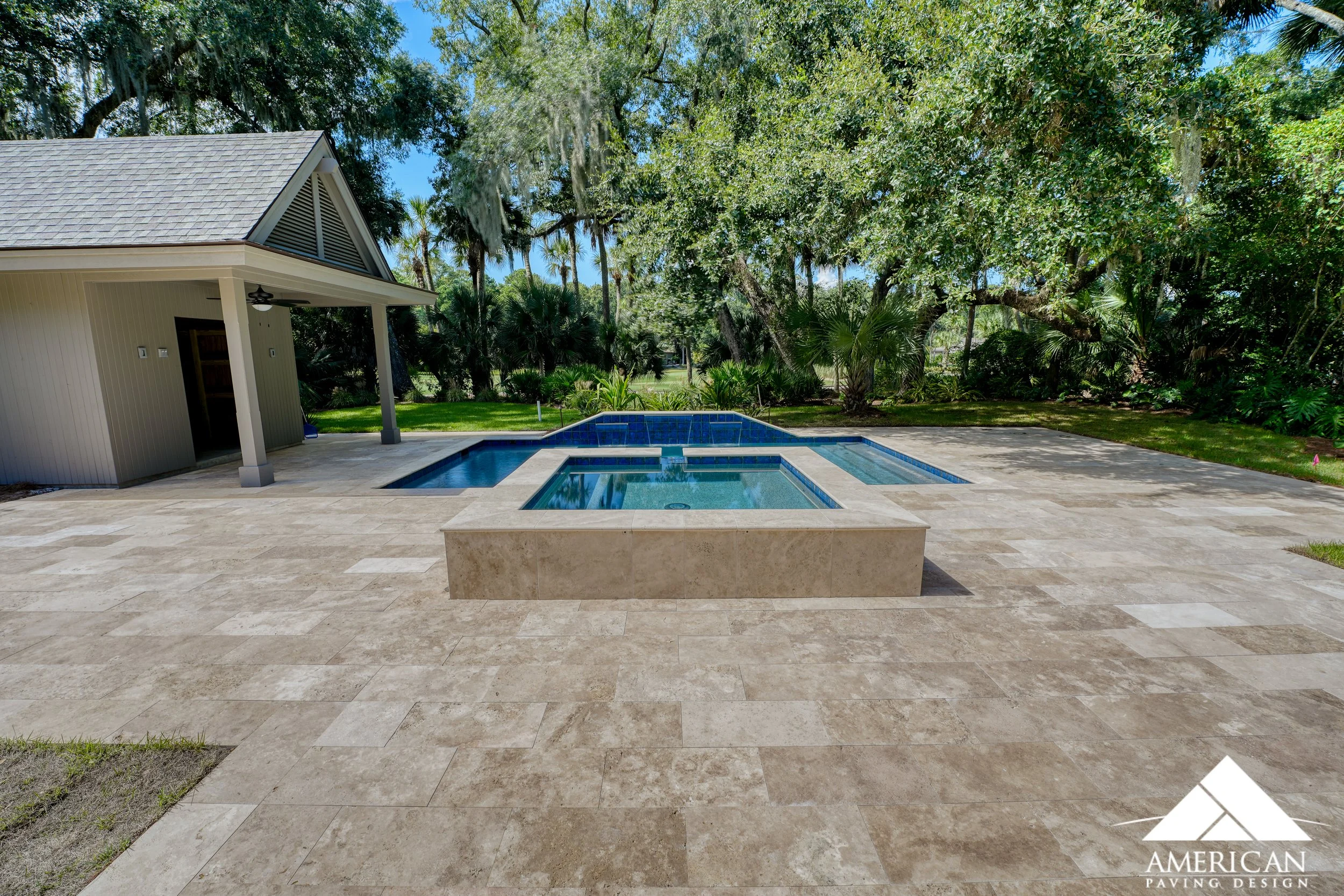 Swimming Pool Coping — American Paving Design
