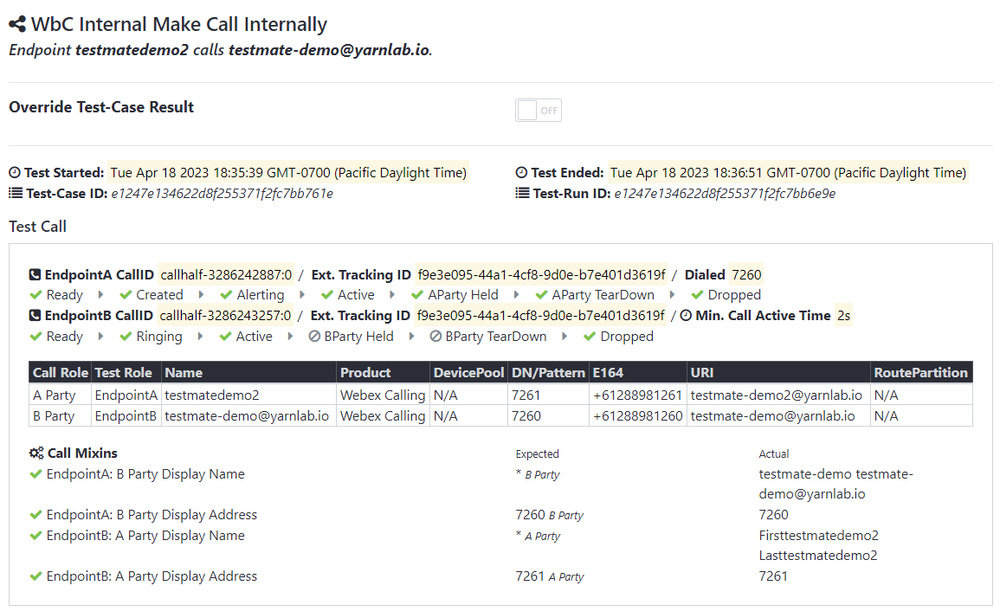 Migration Factory - Part 8 - WxC-MT testing using test_mate — yarnlab