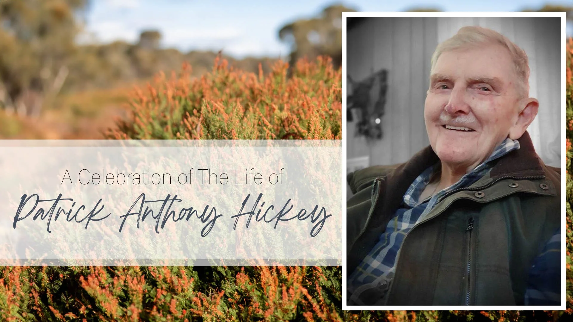 Patrick Anthony Hickey — Quality Memorial Services Funeral Wedding Livestream corporate and ...