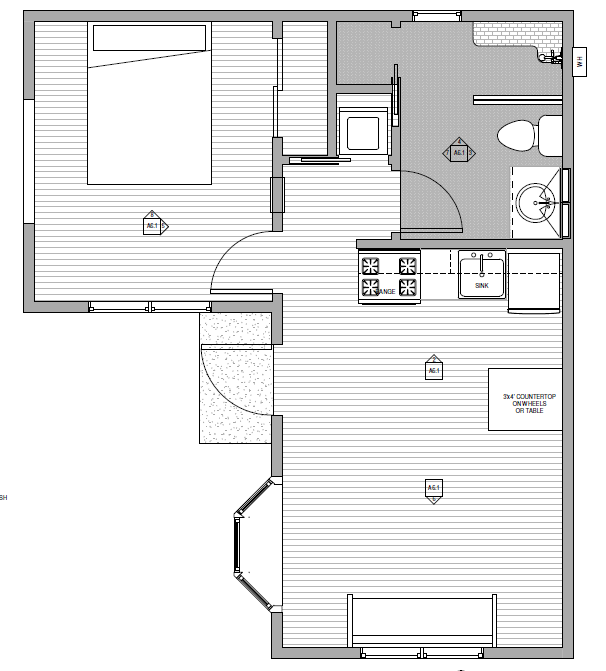 Plans for a 432-square-foot accessory dwelling in Albany, CA — New ...
