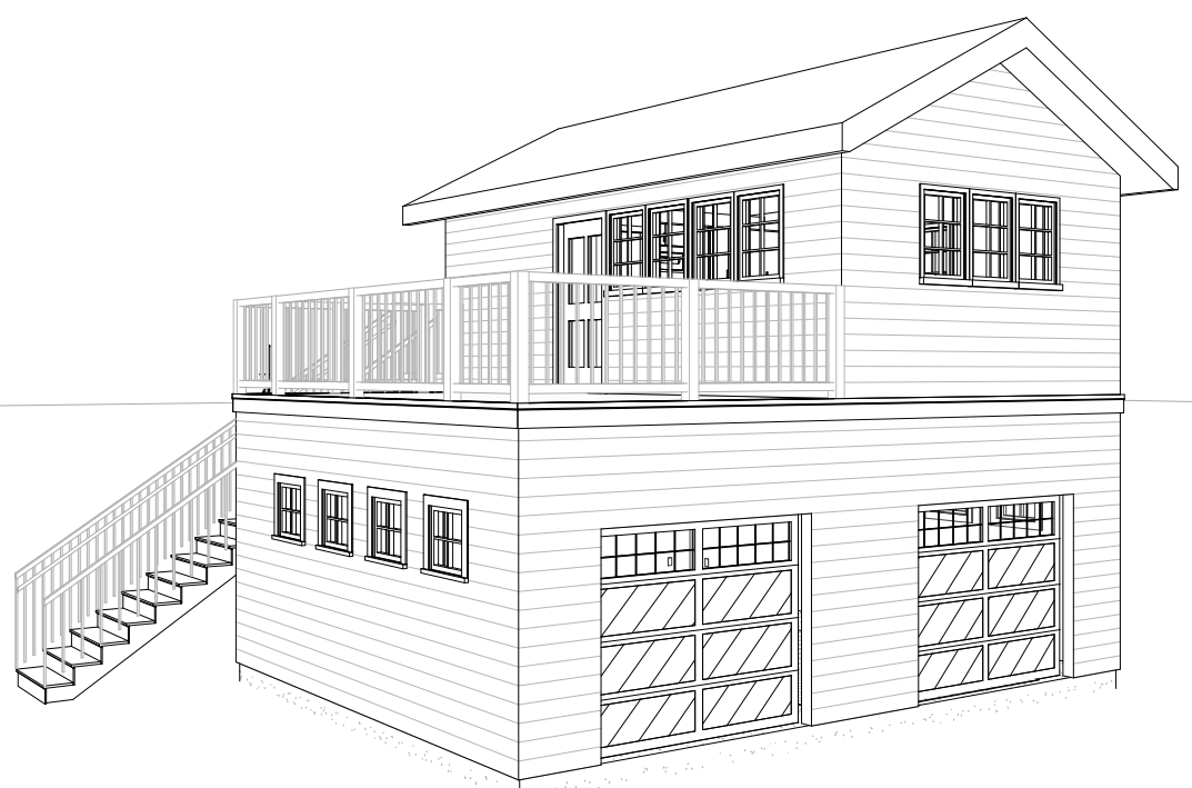 Plans for a garage apartment or ADU in Berkeley — New Avenue Homes