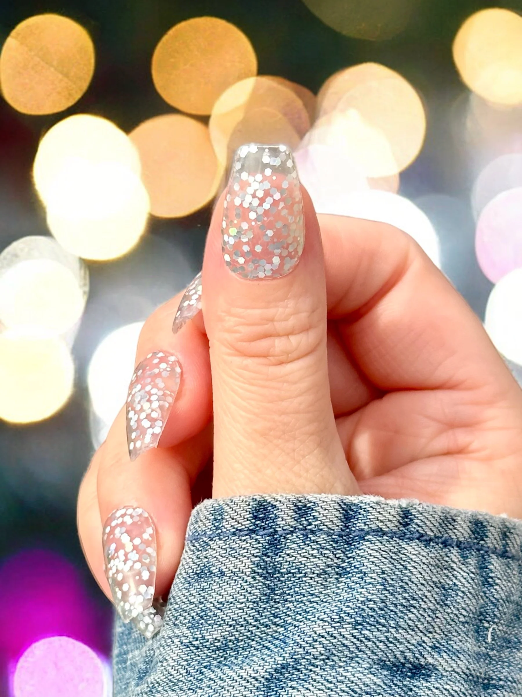 Clear & Sparkle Nail Strips — Tough Girls Inc.