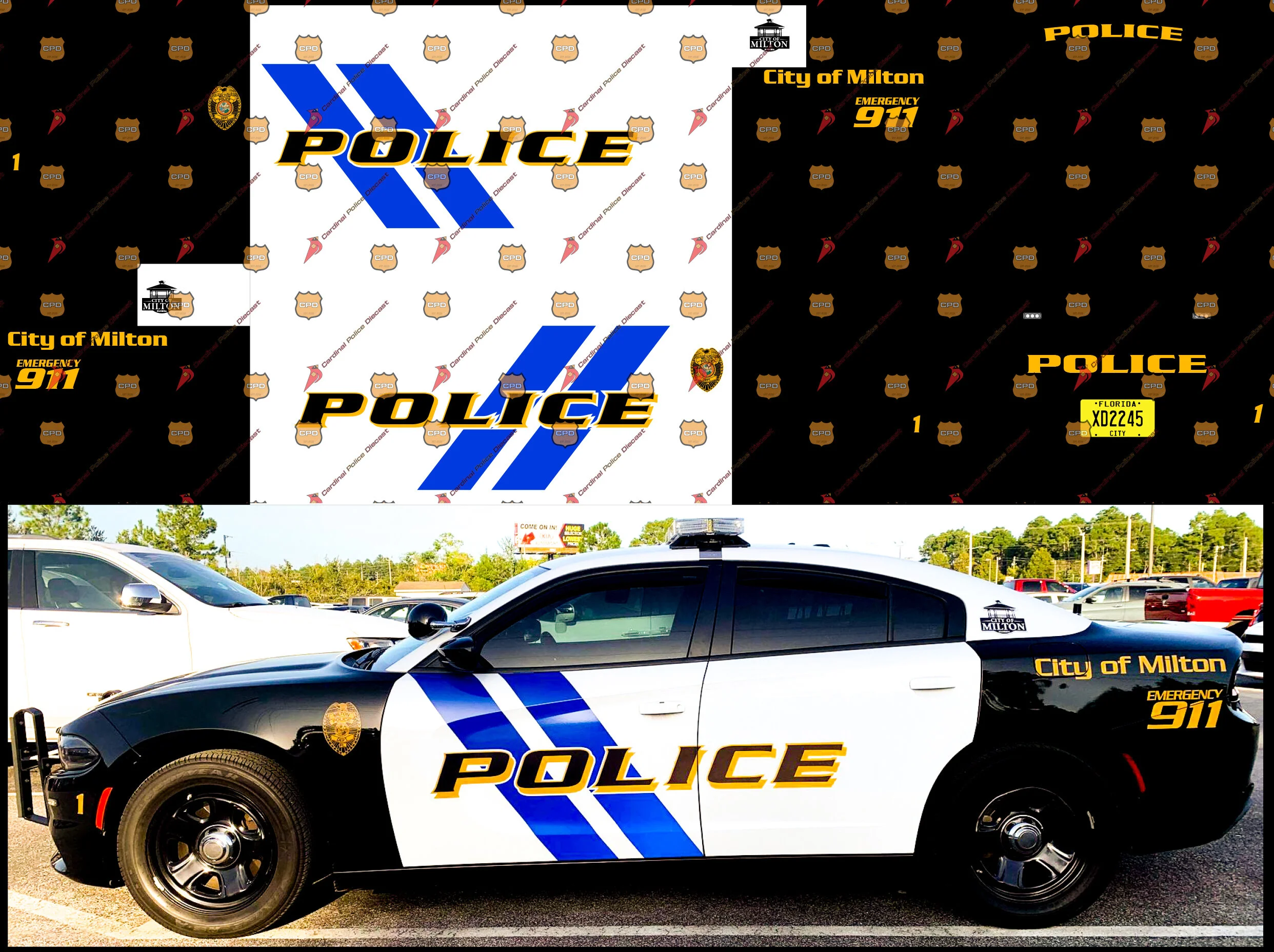 Meriden, CT Police Department Classic — Cardinal Police Diecast