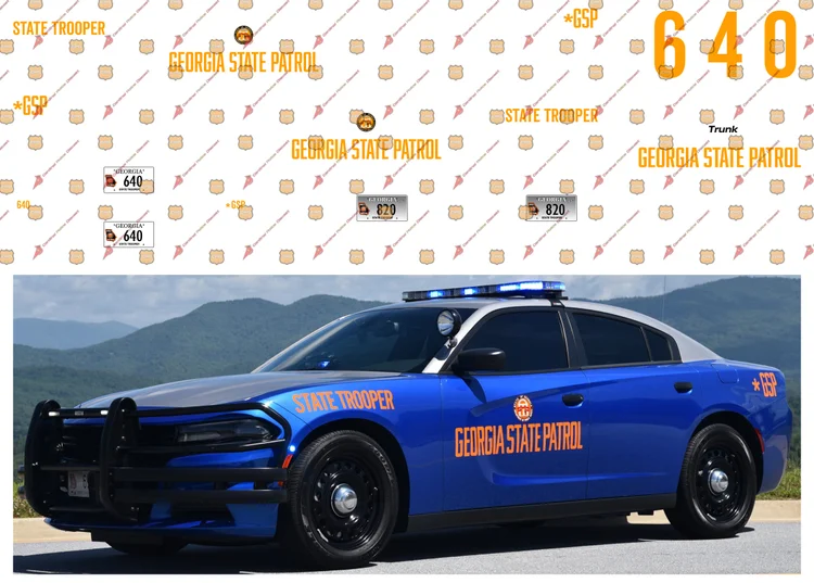 Georgia State Patrol Nighthawk — Cardinal Police Diecast