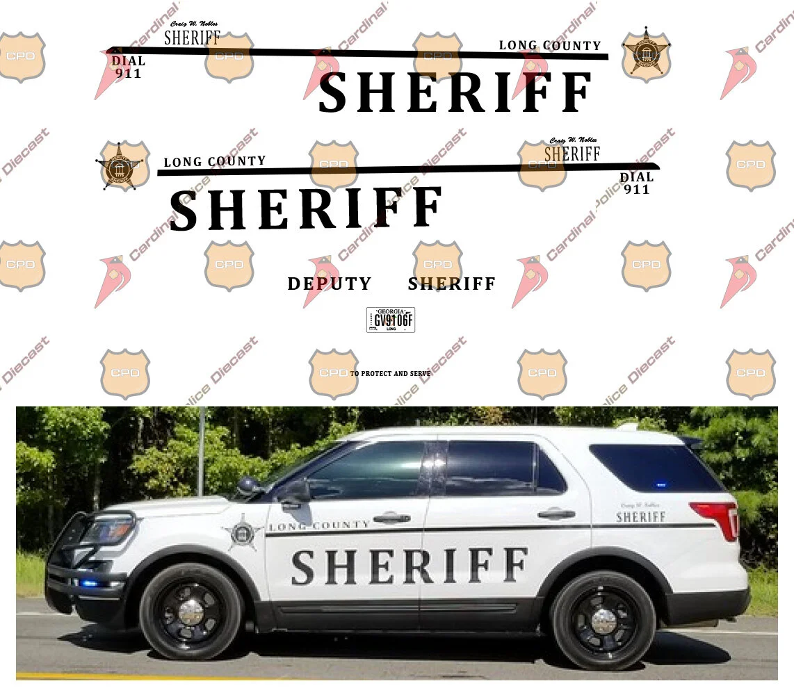 Long County, GA Sheriff's Office — Cardinal Police Diecast
