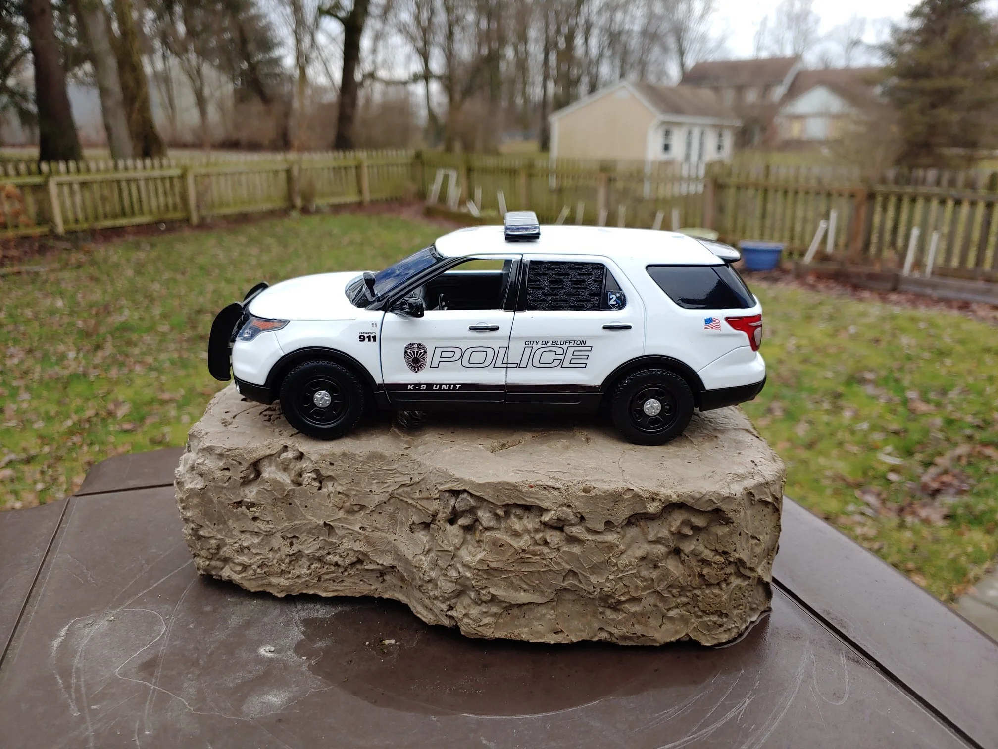 Georgia State Patrol Nighthawk — Cardinal Police Diecast