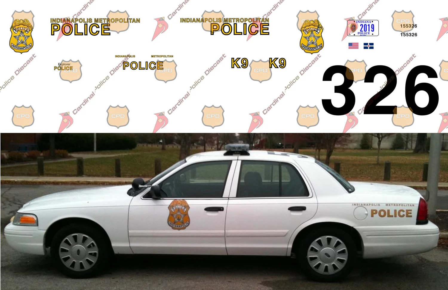 London, KY Police Department — Cardinal Police Diecast