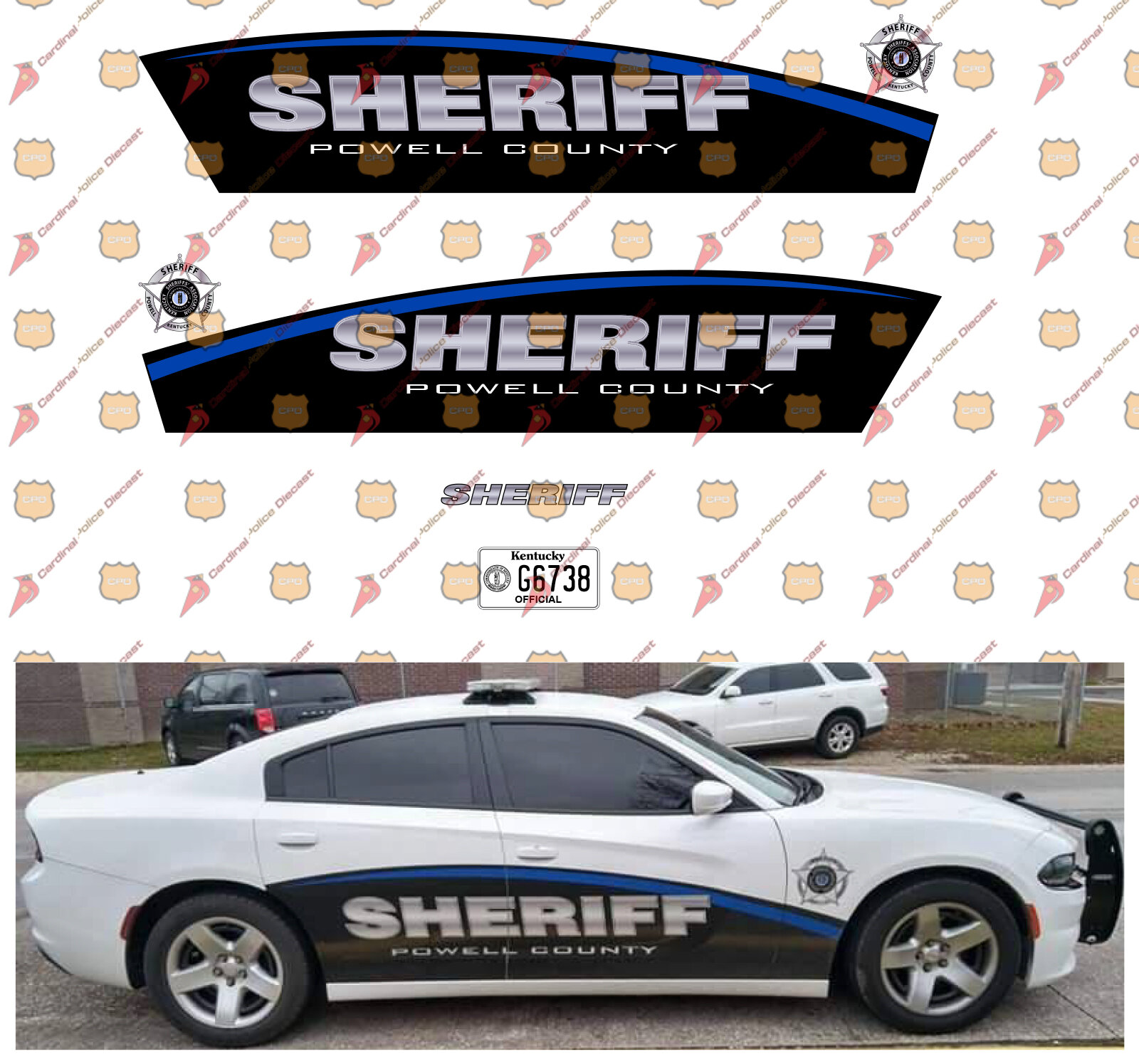 1/43 — Decals Store — Cardinal Police Diecast