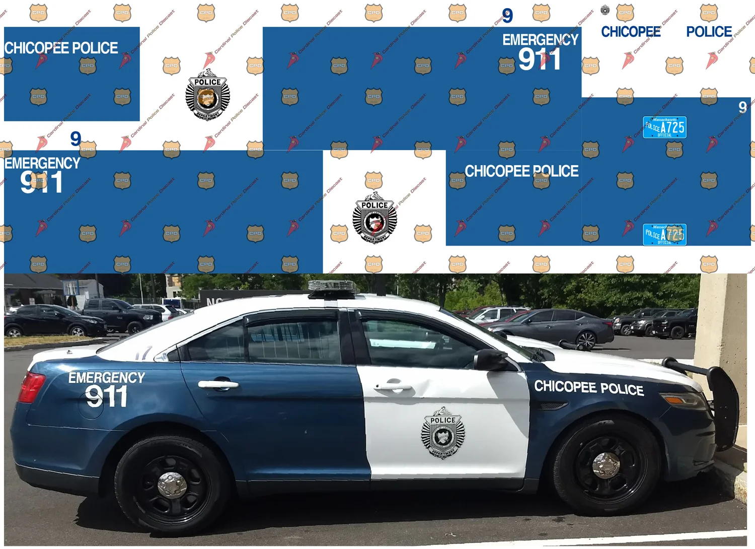 Tallahassee, FL Police Department Classic — Cardinal Police Diecast