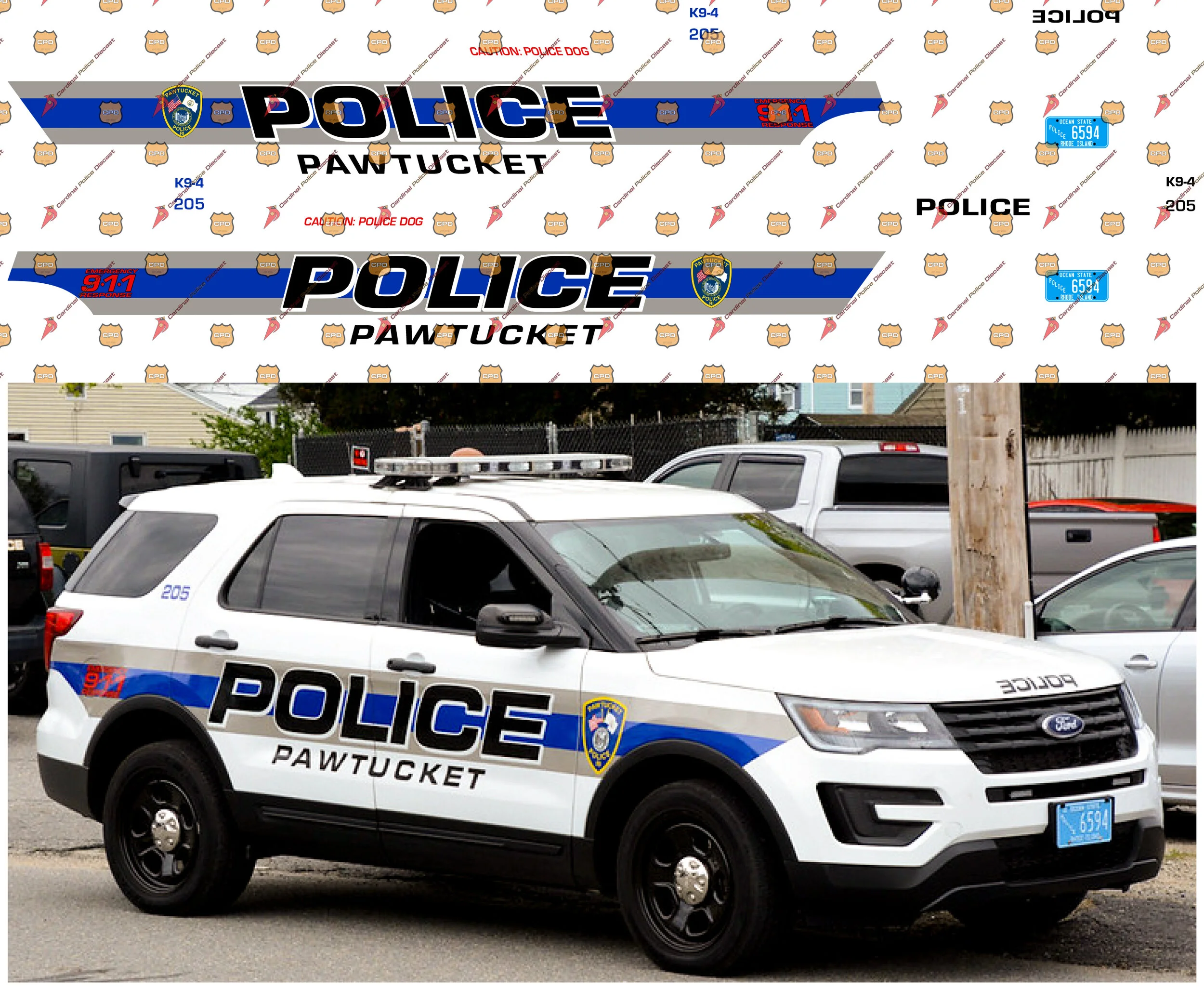 Hartselle, AL Police Department — Cardinal Police Diecast