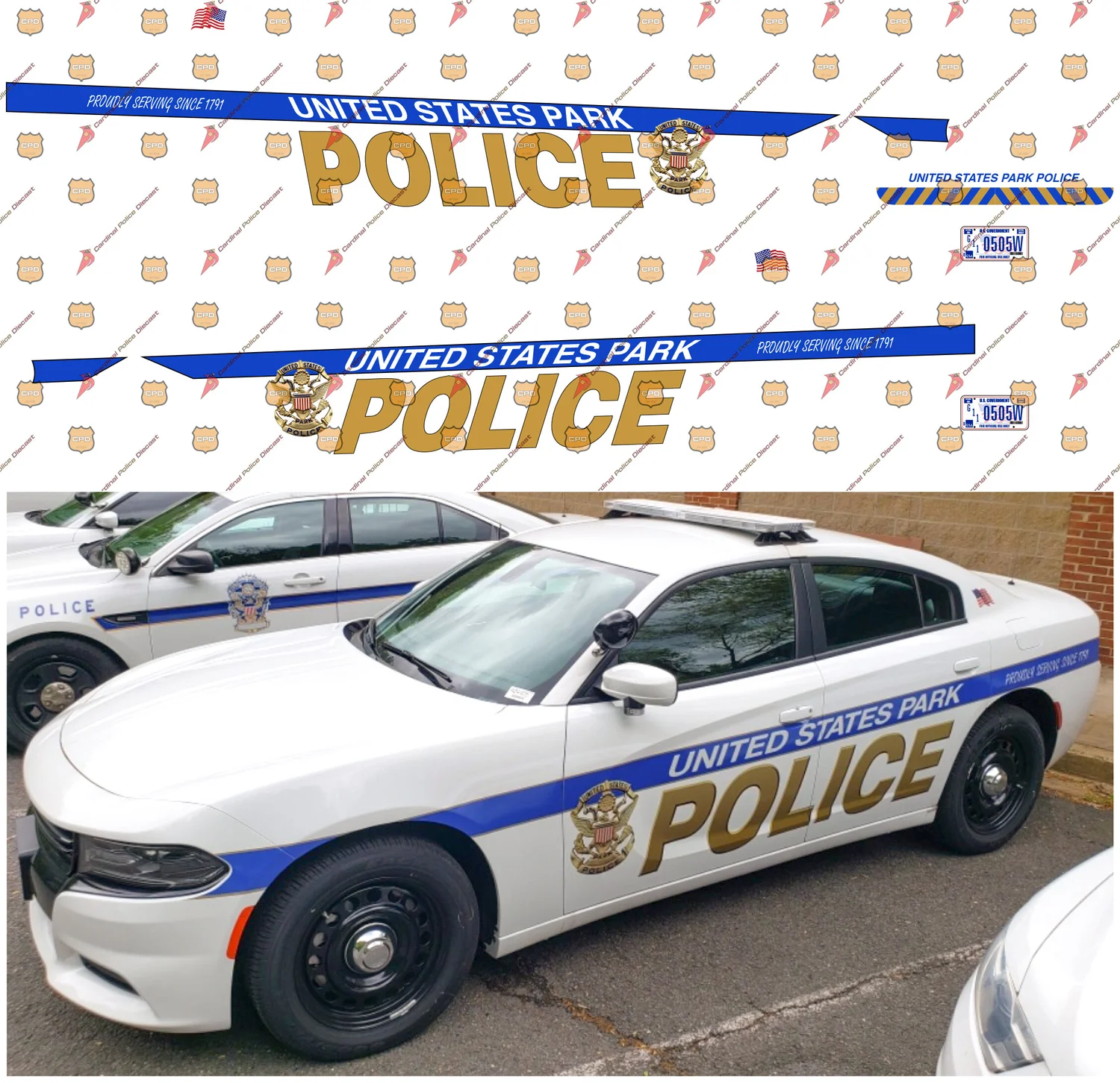 Washington DC Police Department — Cardinal Police Diecast