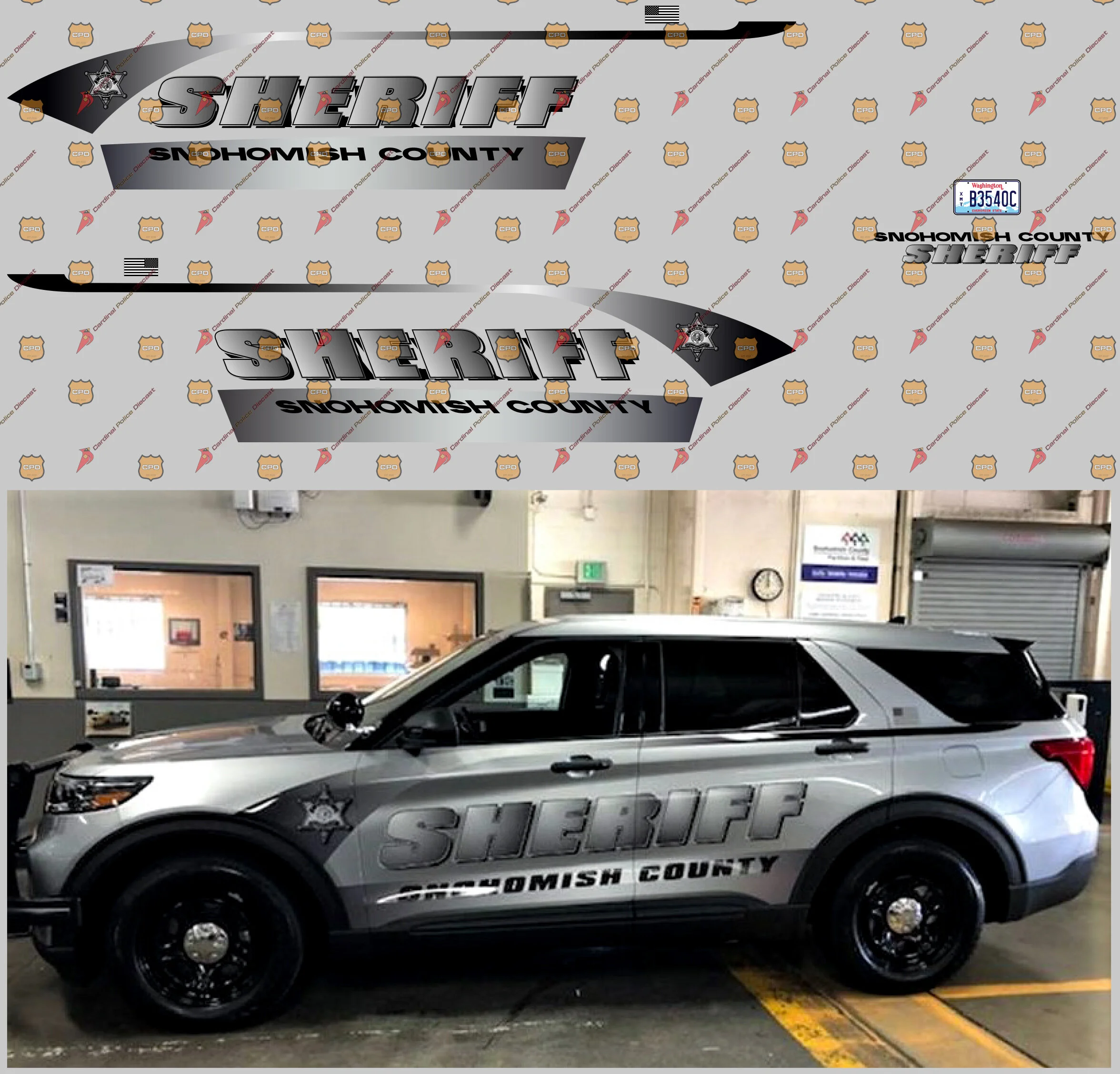 Washington DC Police Department Transit Van — Cardinal Police Diecast