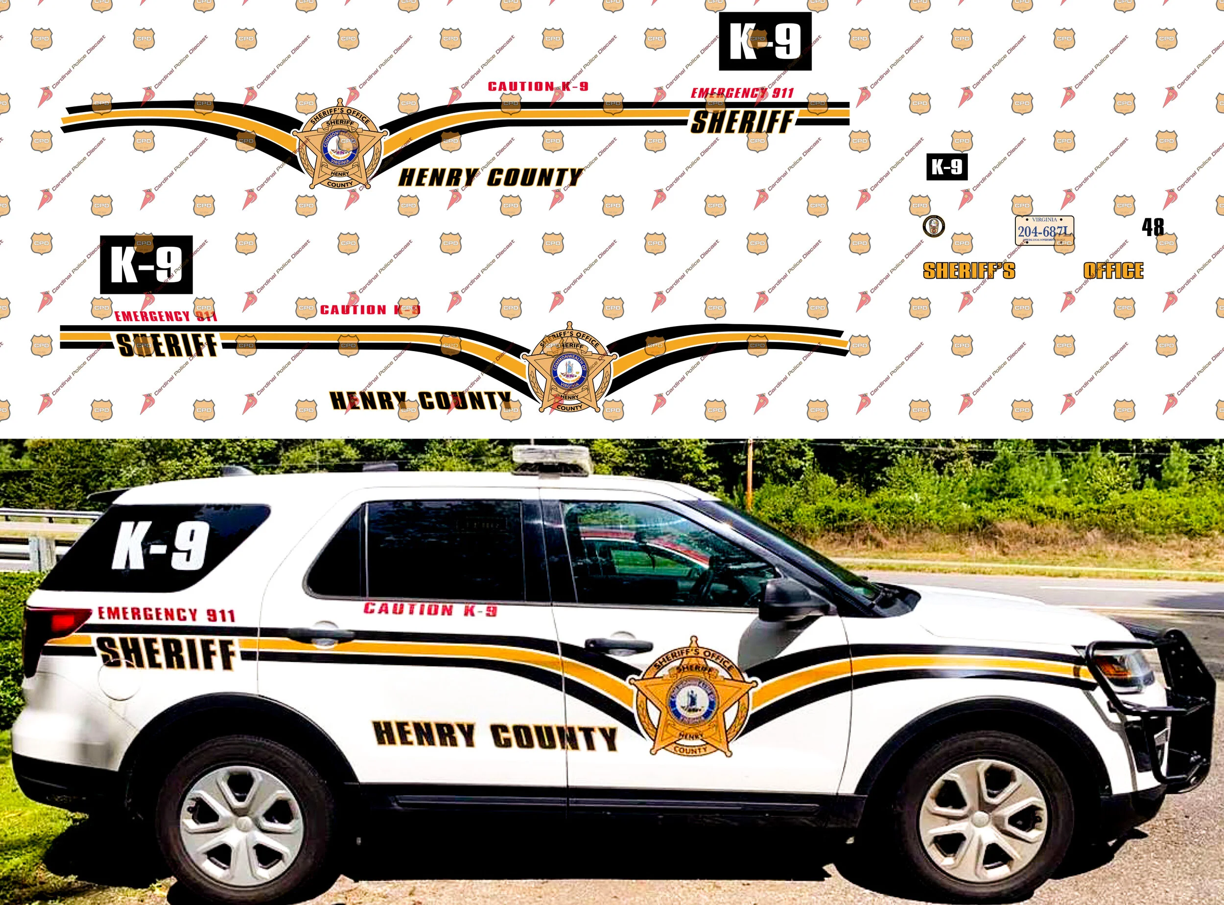 Florida State University Police Department — Cardinal Police Diecast
