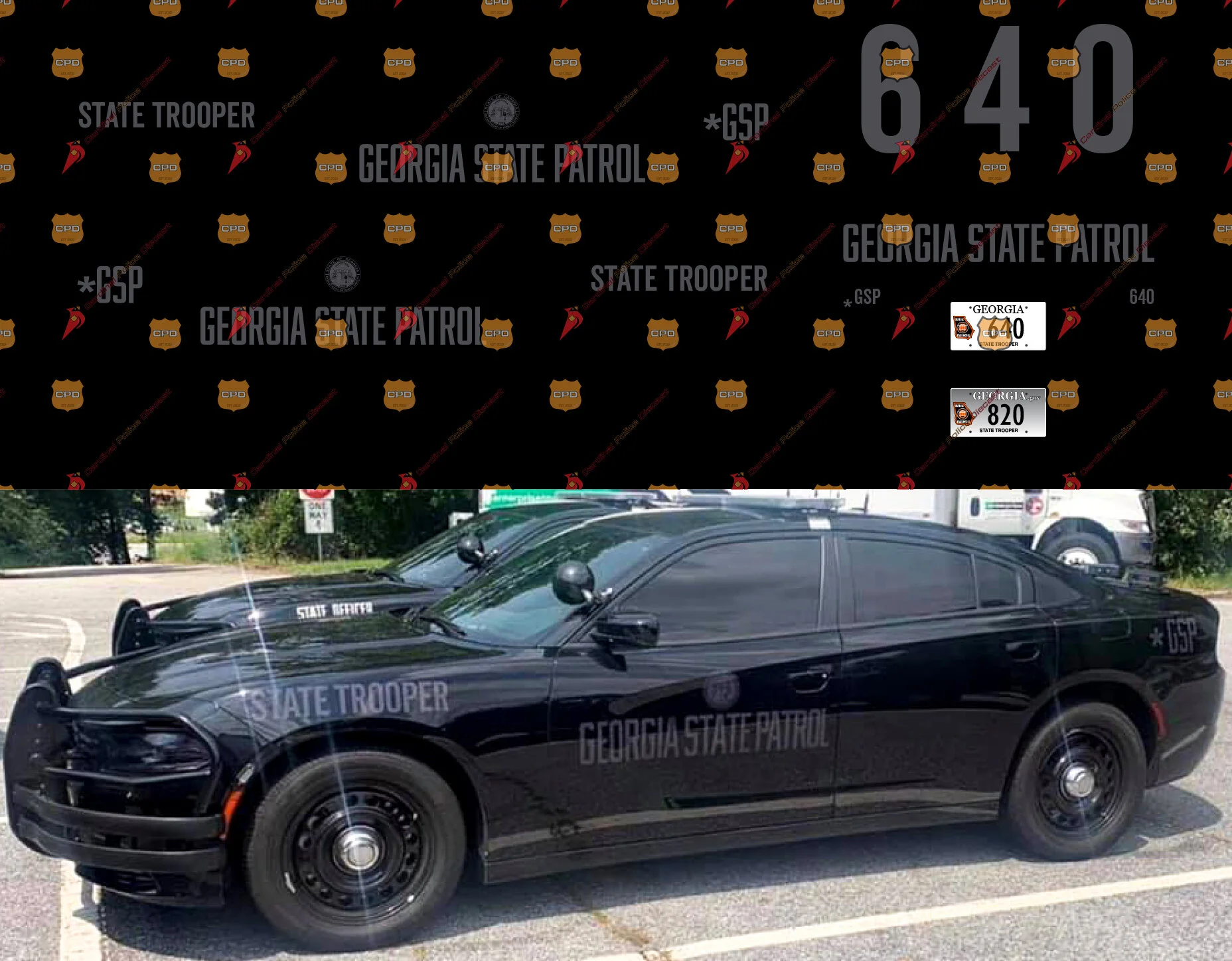 Georgia State Patrol Nighthawk — Cardinal Police Diecast