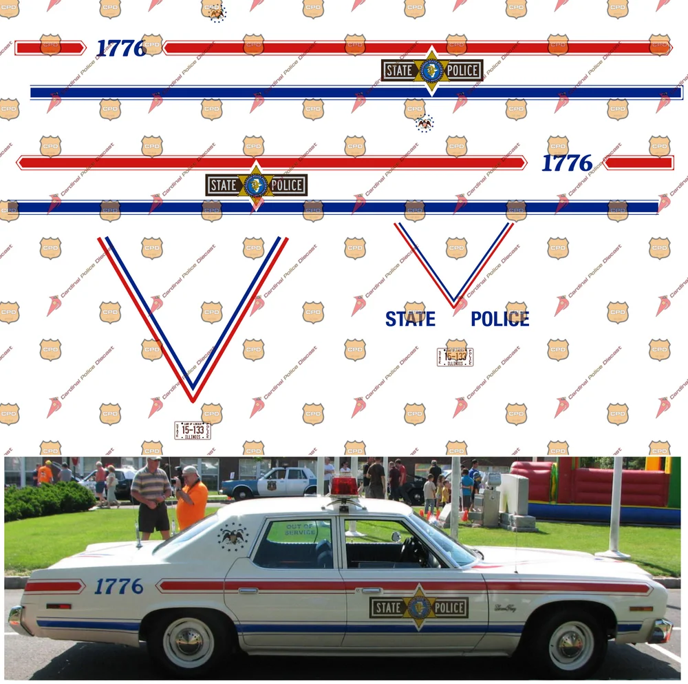 Crystal Lake, IL Police Department — Cardinal Police Diecast