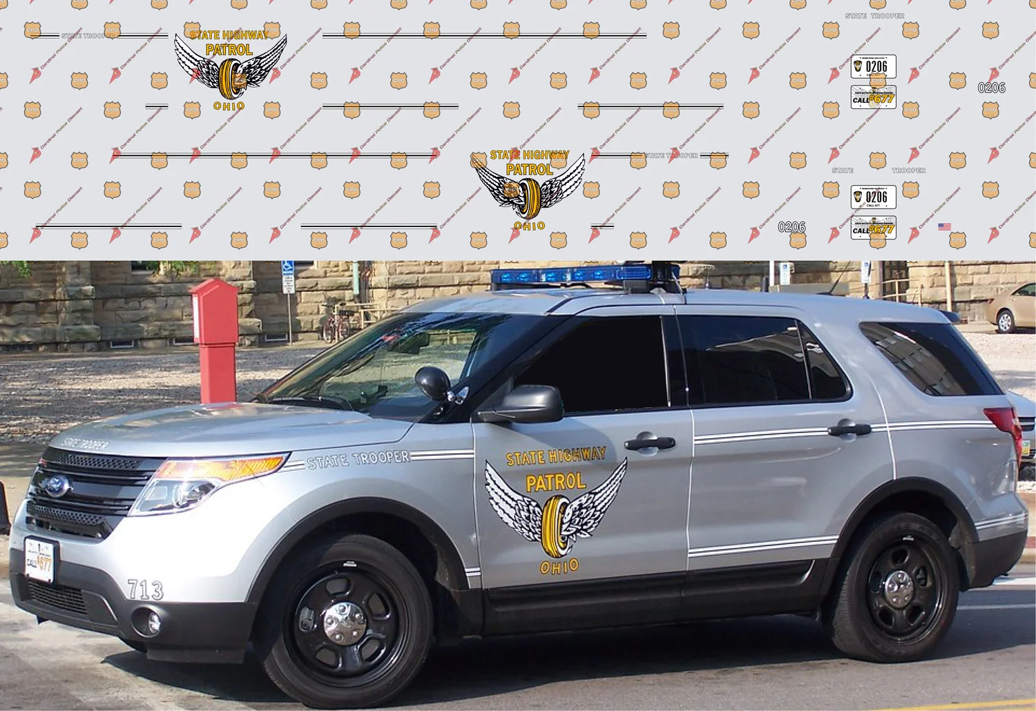 Durham County, NC Sheriff's Office — Cardinal Police Diecast
