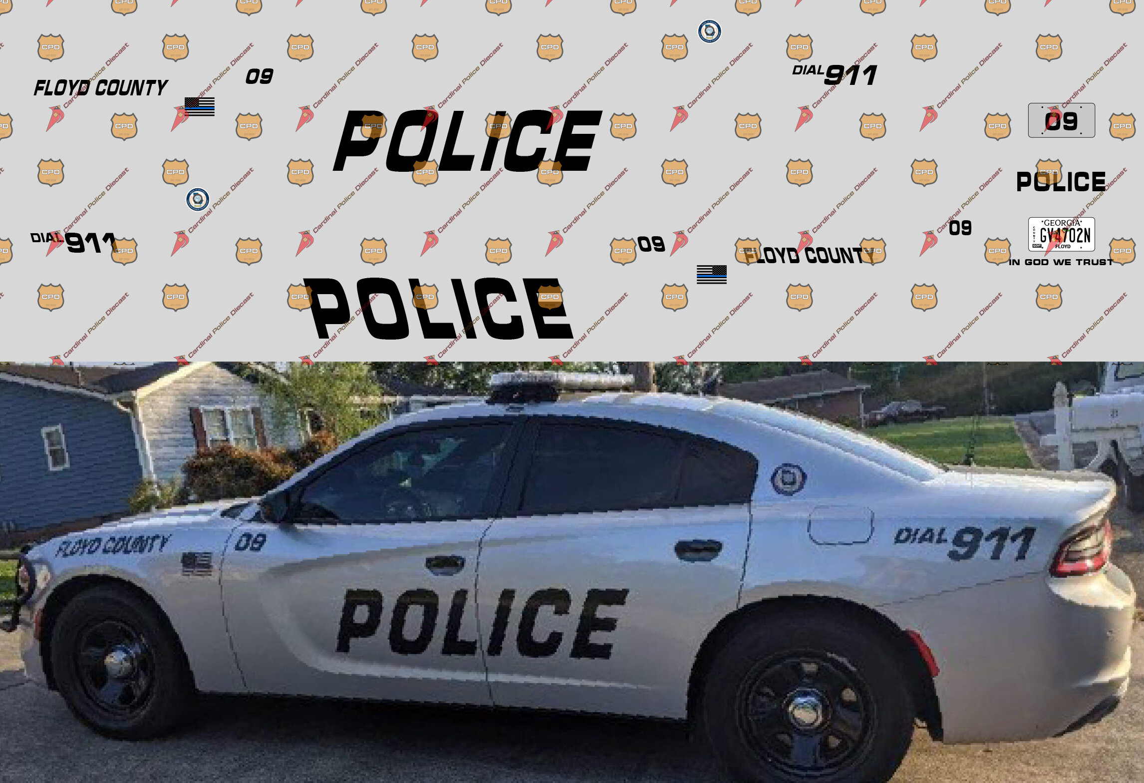 Buffalo, NY Police Department Classic — Cardinal Police Diecast