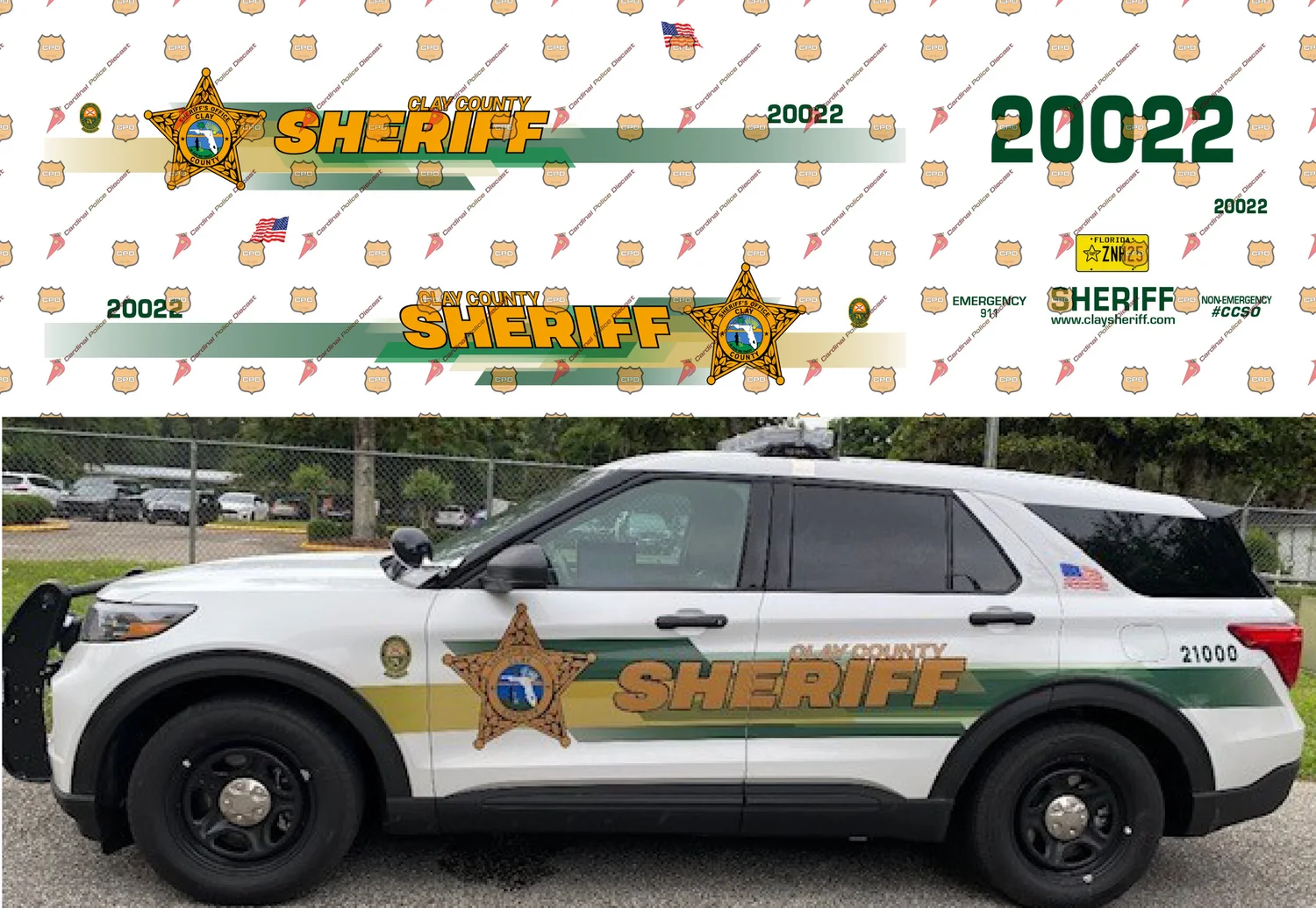 Marion County, FL Sheriff's Office — Cardinal Police Diecast