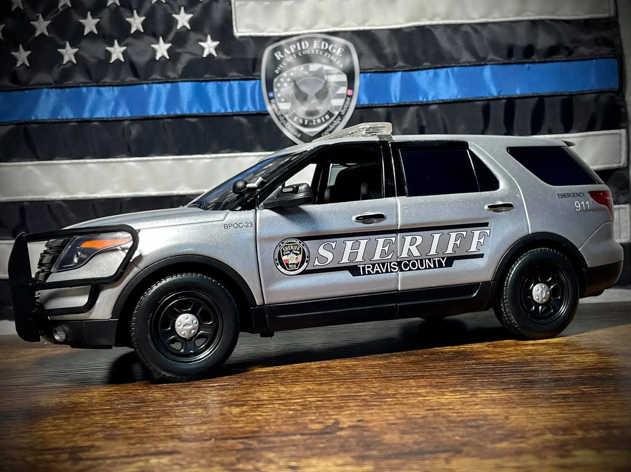 Travis County, TX Sheriff's Office — Cardinal Police Diecast