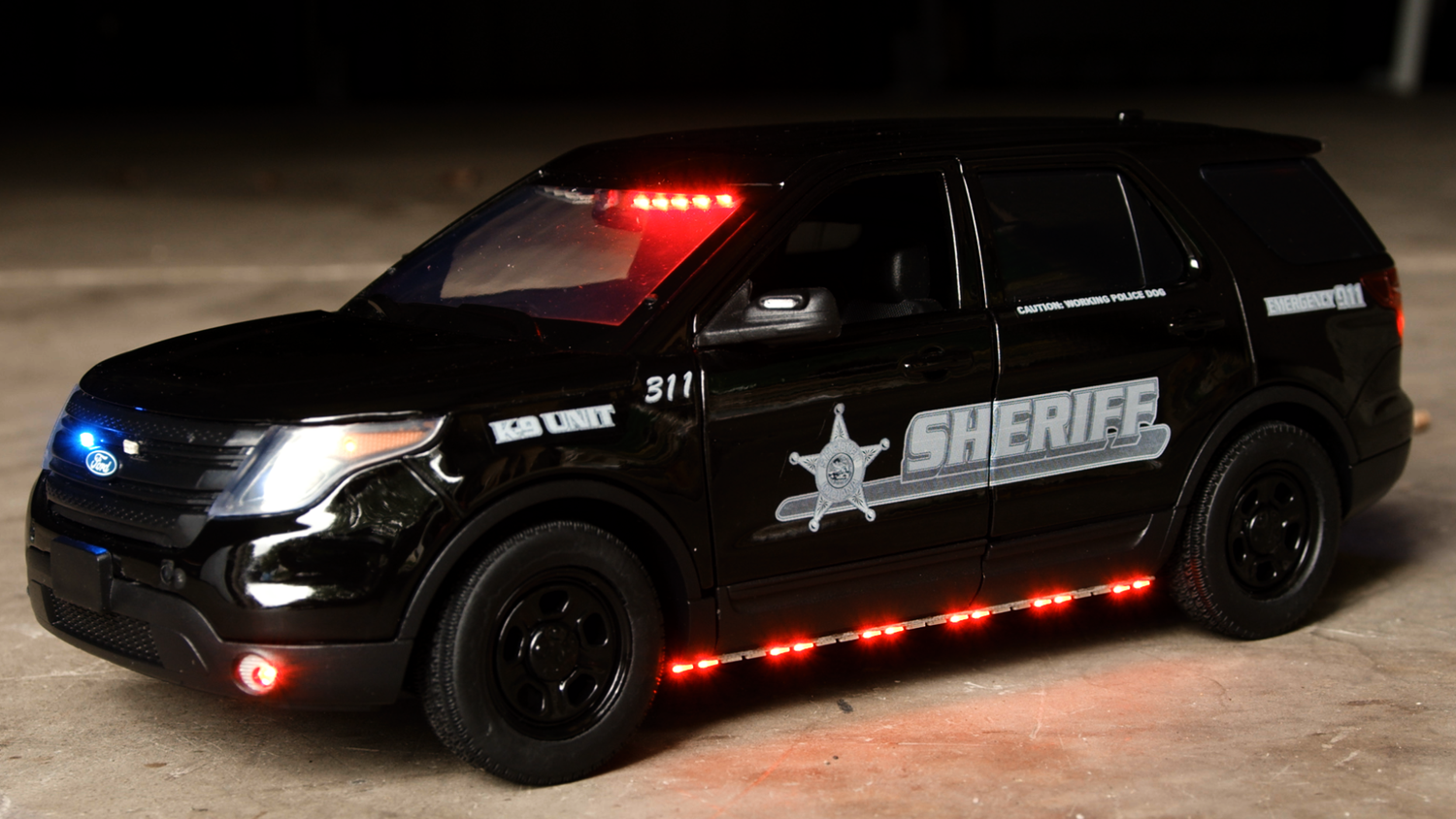 Delaware County, IN Sheriff's Office K-9 — Cardinal Police Diecast