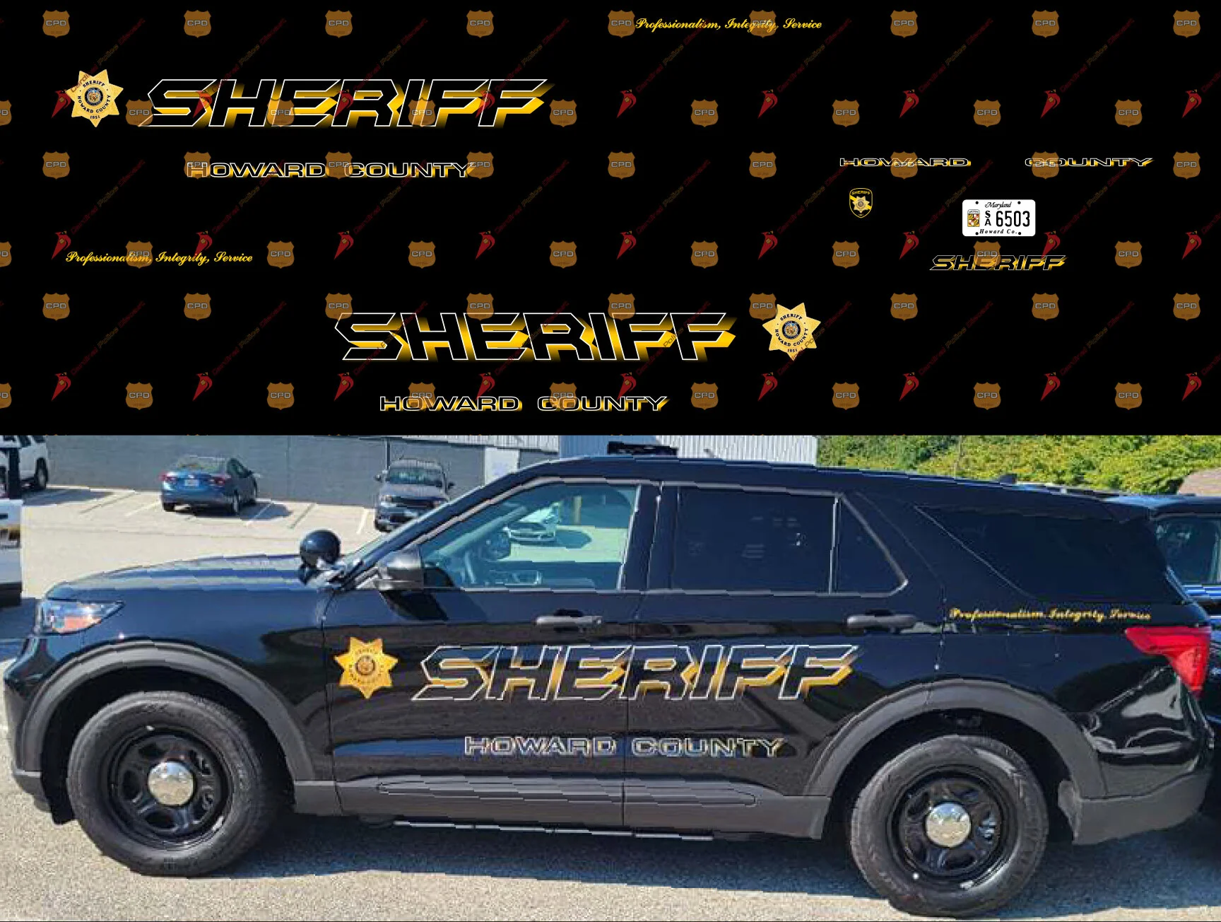 Durham County, NC Sheriff's Office — Cardinal Police Diecast