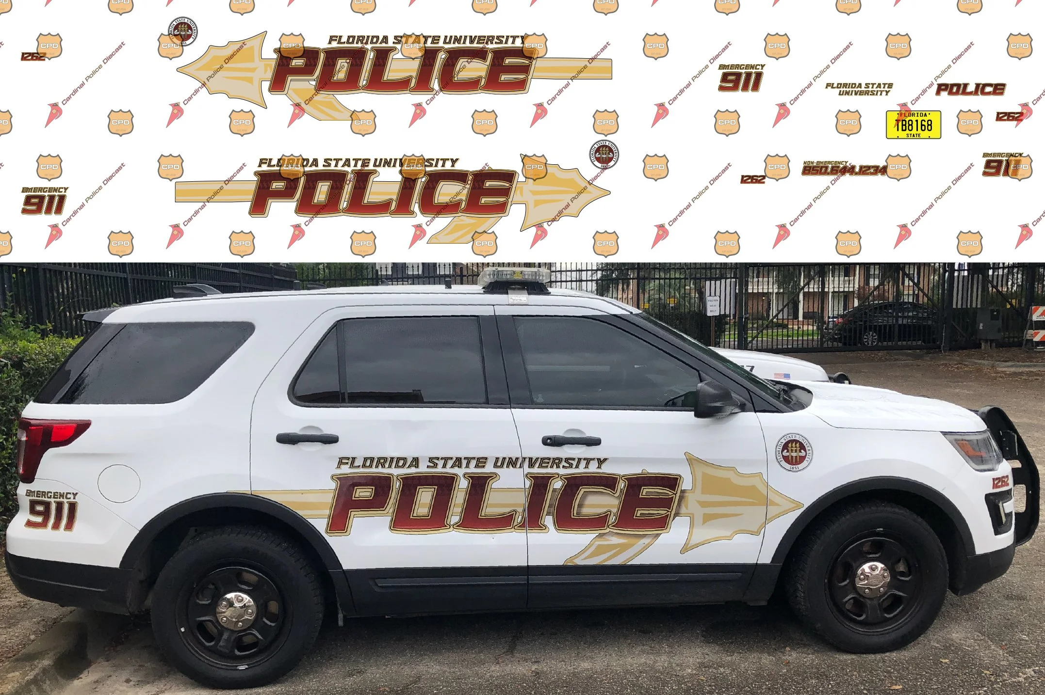 Florida Highway Patrol — Cardinal Police Diecast