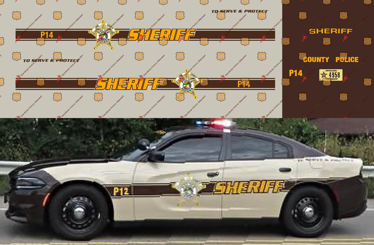 Kirby Police Department — Cardinal Police Diecast