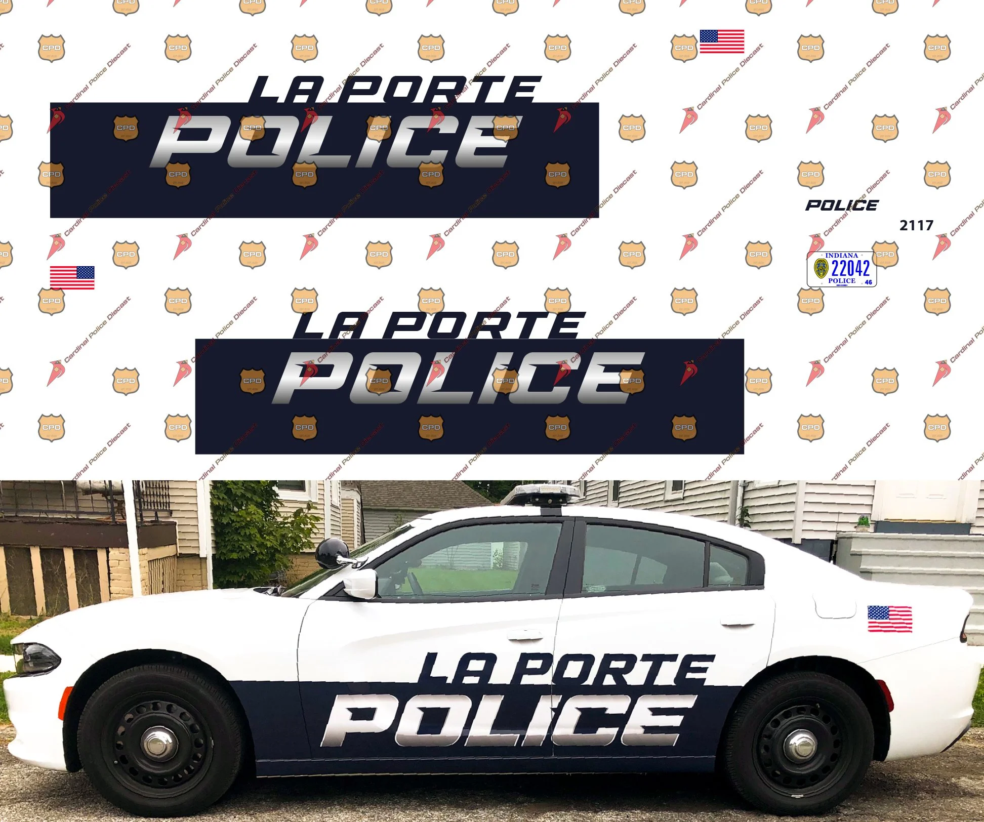 London, KY Police Department — Cardinal Police Diecast