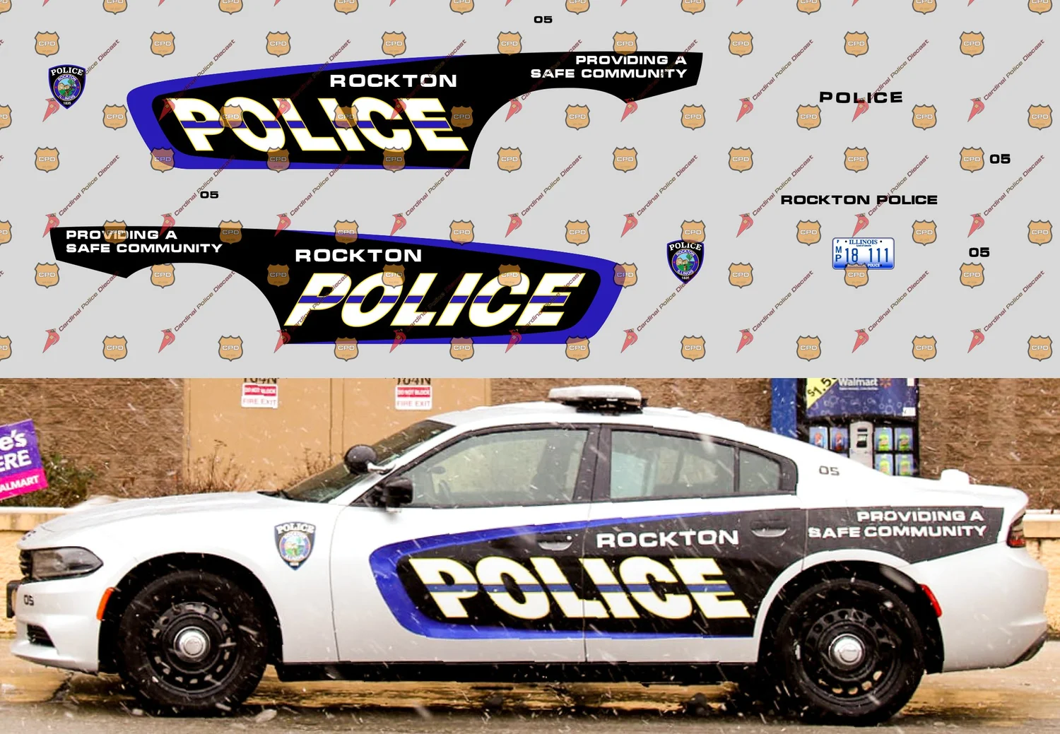 Round Rock, TX Police Department — Cardinal Police Diecast