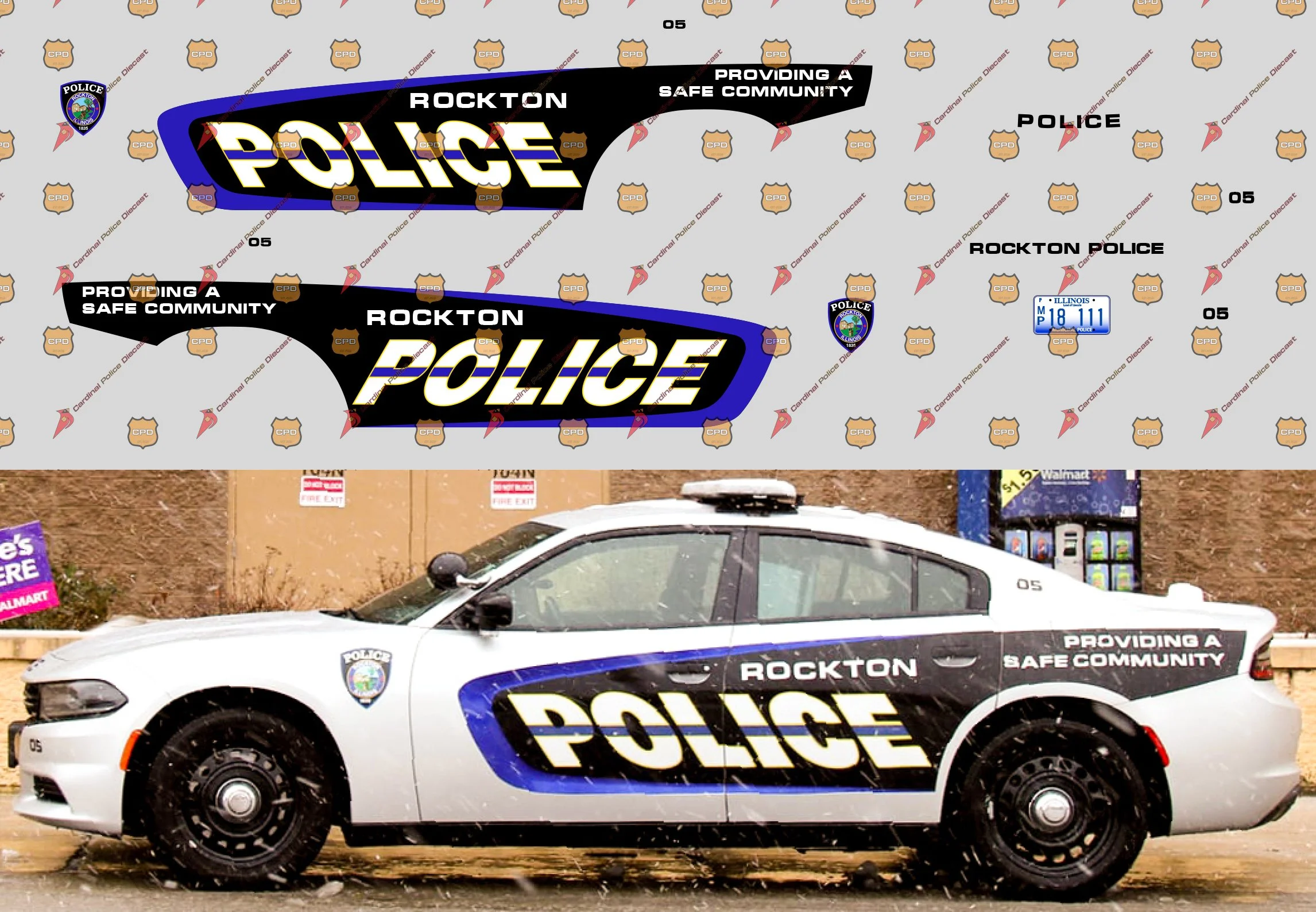 Frankton, IN Police Department — Cardinal Police Diecast