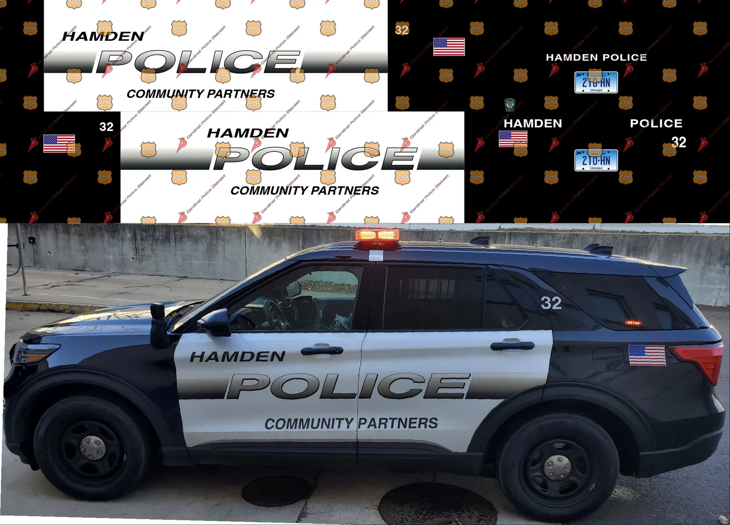 Menands, NY Police Department — Cardinal Police Diecast