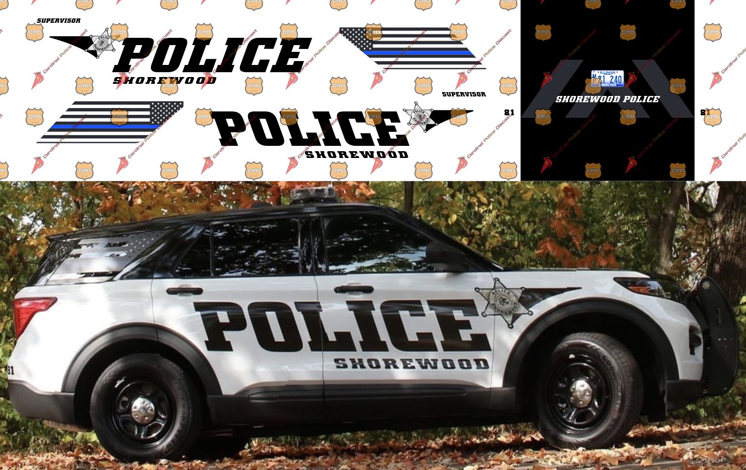 Winslow Township, NJ Police Department — Cardinal Police Diecast